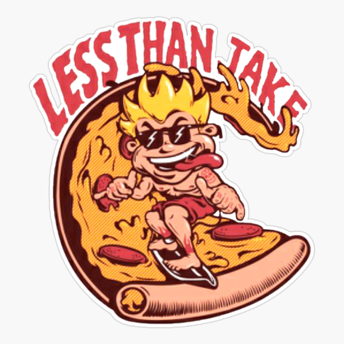 Onim Punk Band Music Best Logo Less Than Jake Gajiumr Best Logo Sticker ...