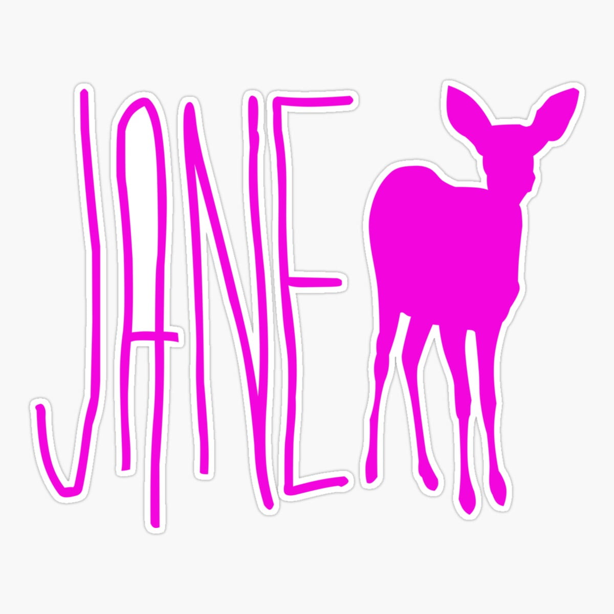 Onim Punk Doe - Life Is Strange Sticker, Phone Decal Water Bottle ...