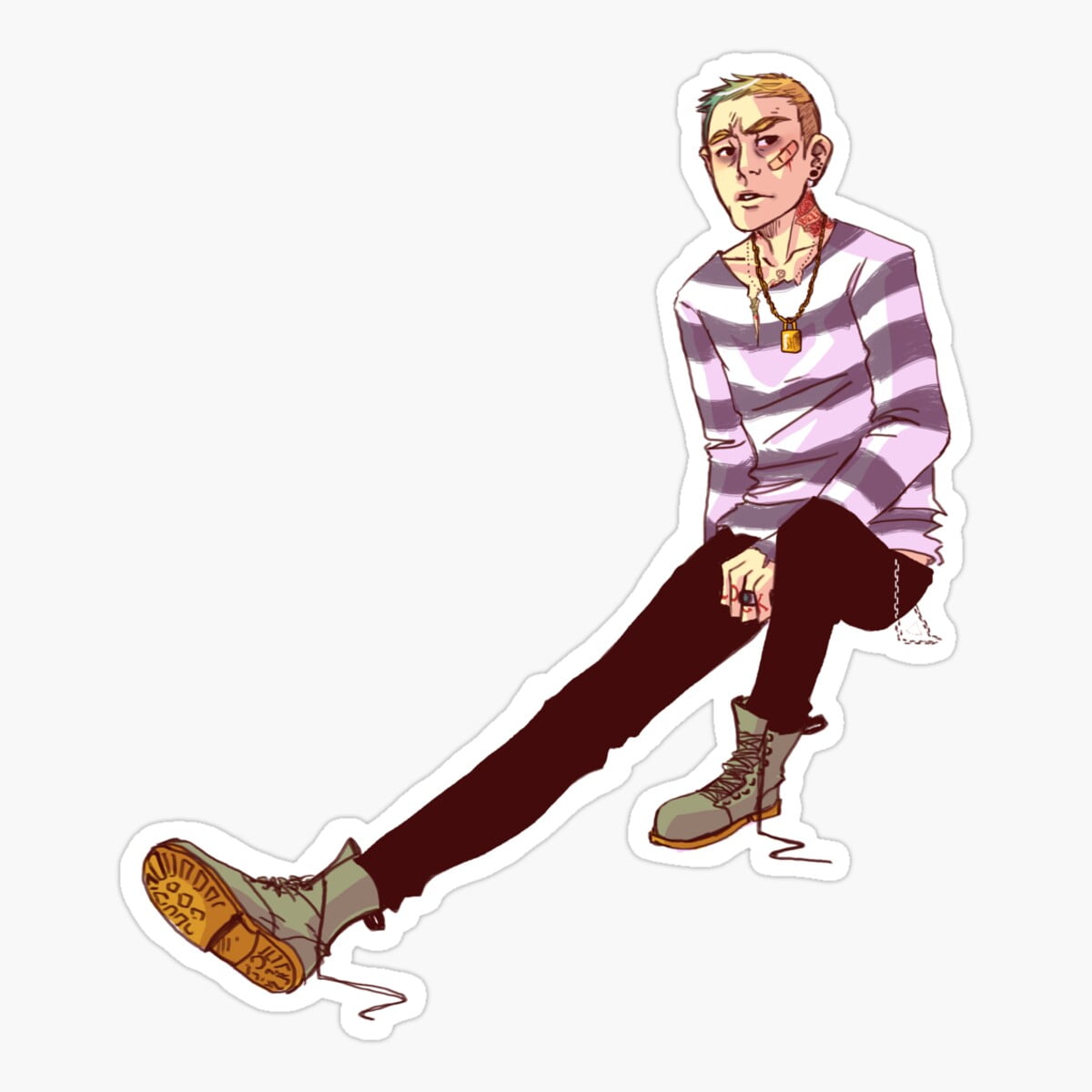 Onim Punk!John Sticker, Phone Decal Water Bottle Stickers Car Decals ...