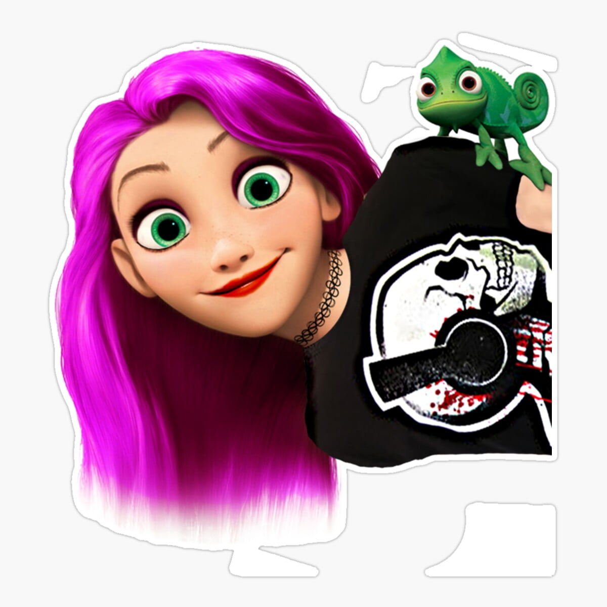 Onim Punk Princess! Sticker, Phone Decal Water Bottle Stickers Car ...