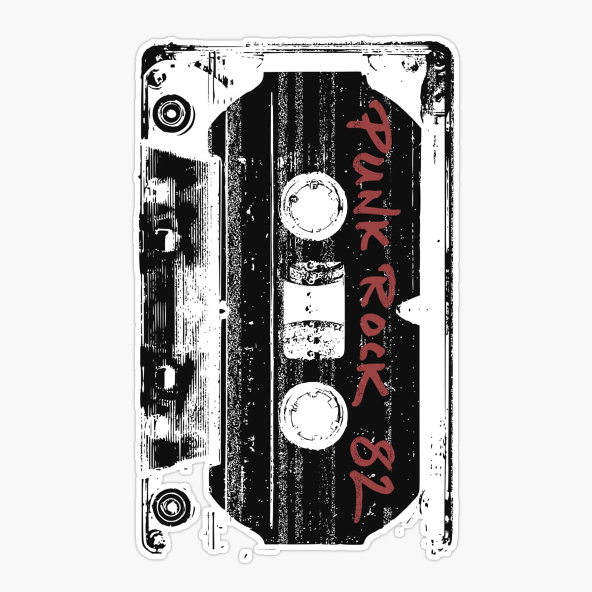 Onim Punk Rock 80'S Concert Mixtape Retro Vintage 80S Sticker, Phone ...