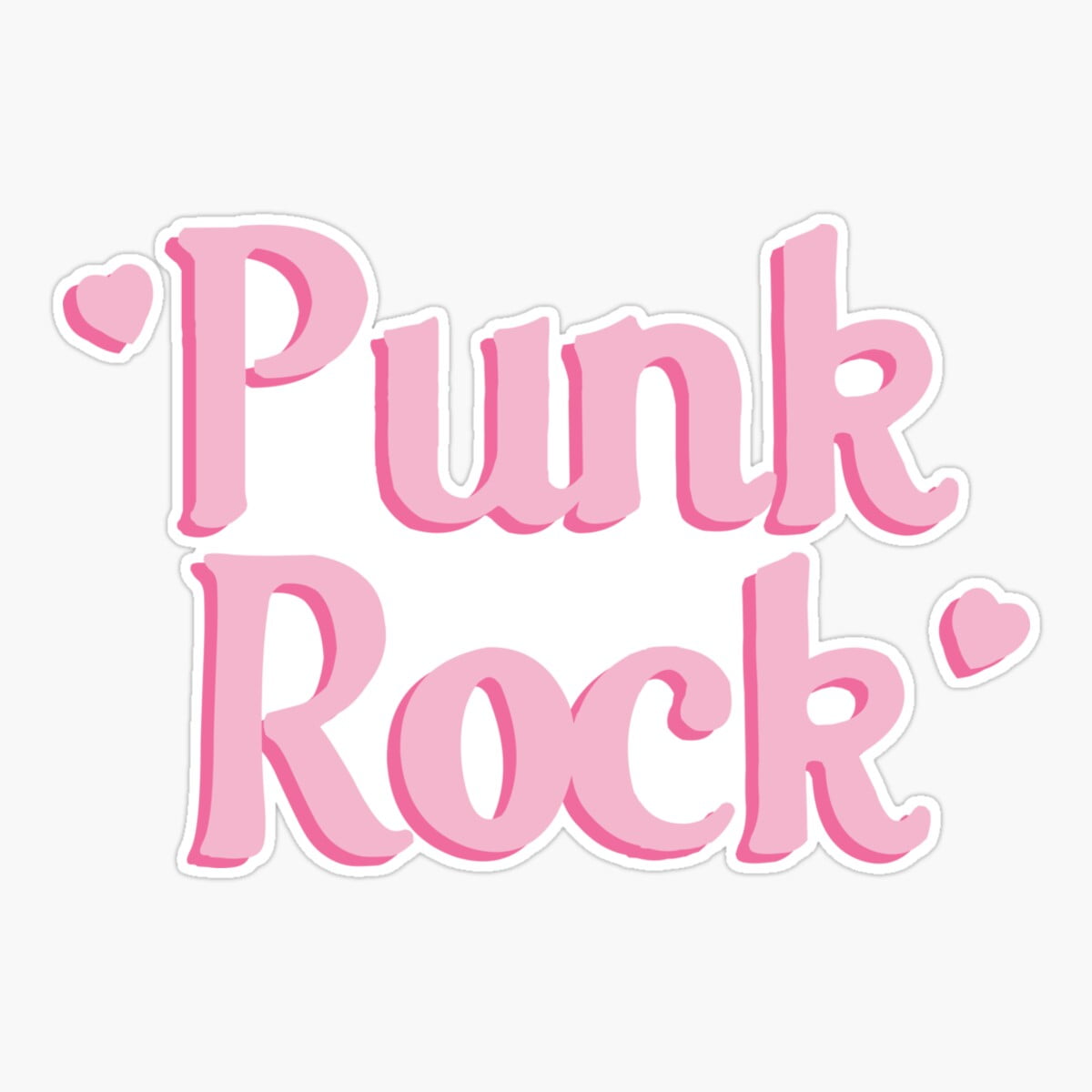 Onim Punk Rock Care Bears Sticker, Phone Decal Water Bottle Stickers ...