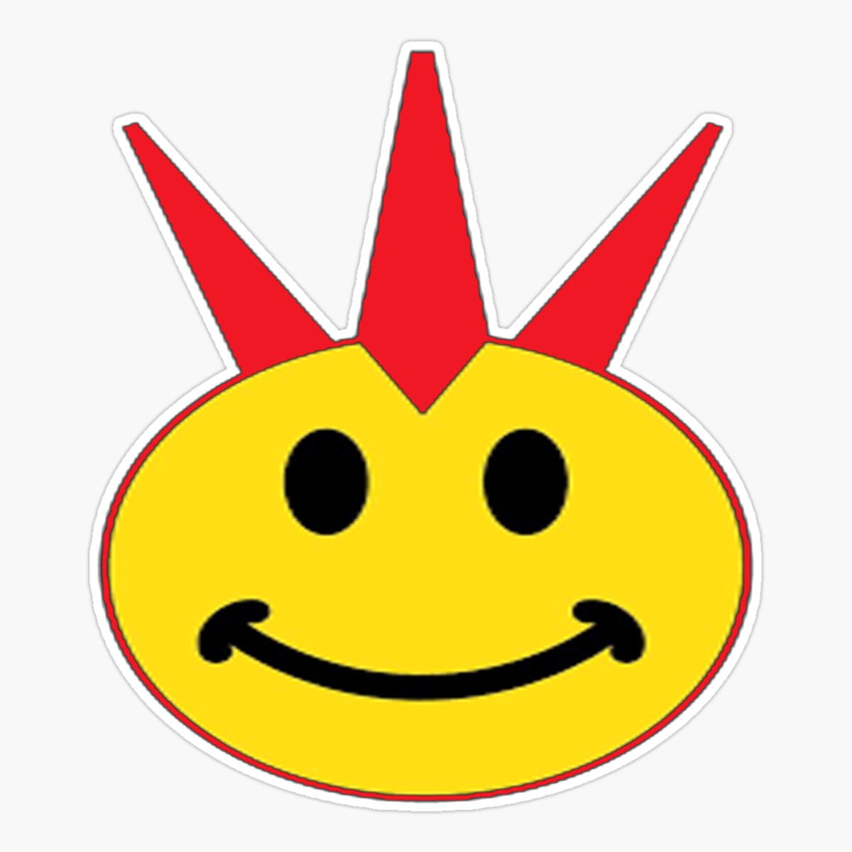 Onim Punk Rock Emoji Sticker, Phone Decal Water Bottle Stickers Car ...