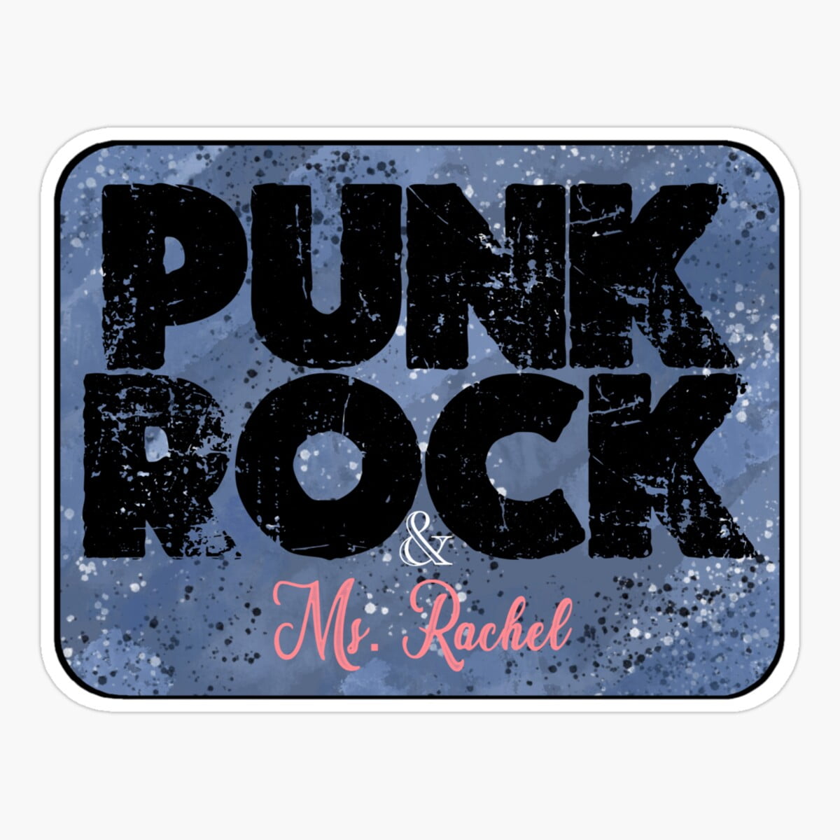 Onim Punk Rock & Ms Rachel Sticker, Phone Decal Water Bottle Stickers ...