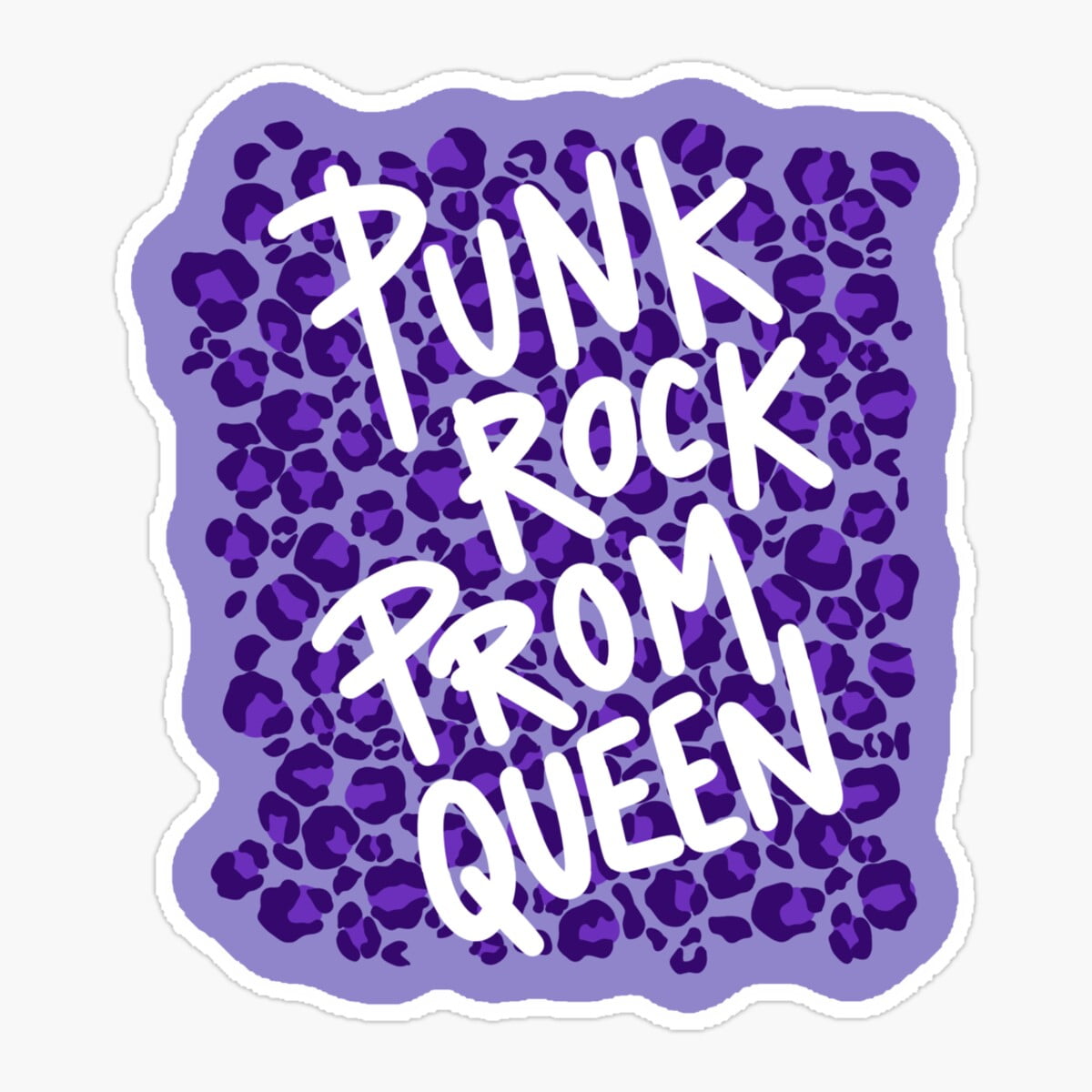 Onim Punk Rock Prom Queen Sticker, Phone Decal Water Bottle Stickers ...
