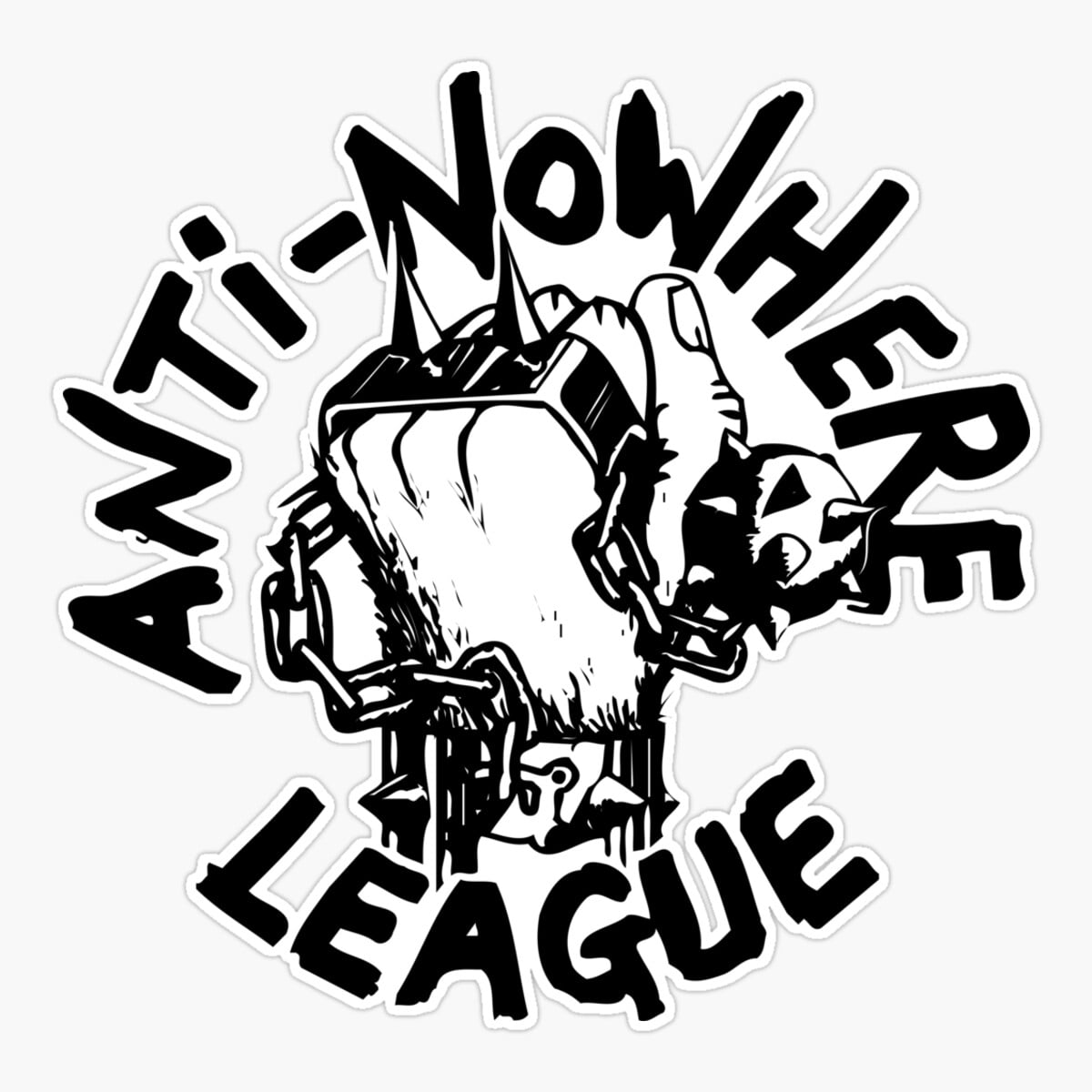 Onim Punk Rock Rebels Defying Conformity Sticker, Phone Decal Water ...