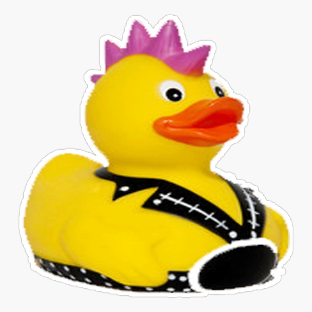 Onim Punker Duckie - Punk Rock Sticker, Phone Decal Water Bottle ...