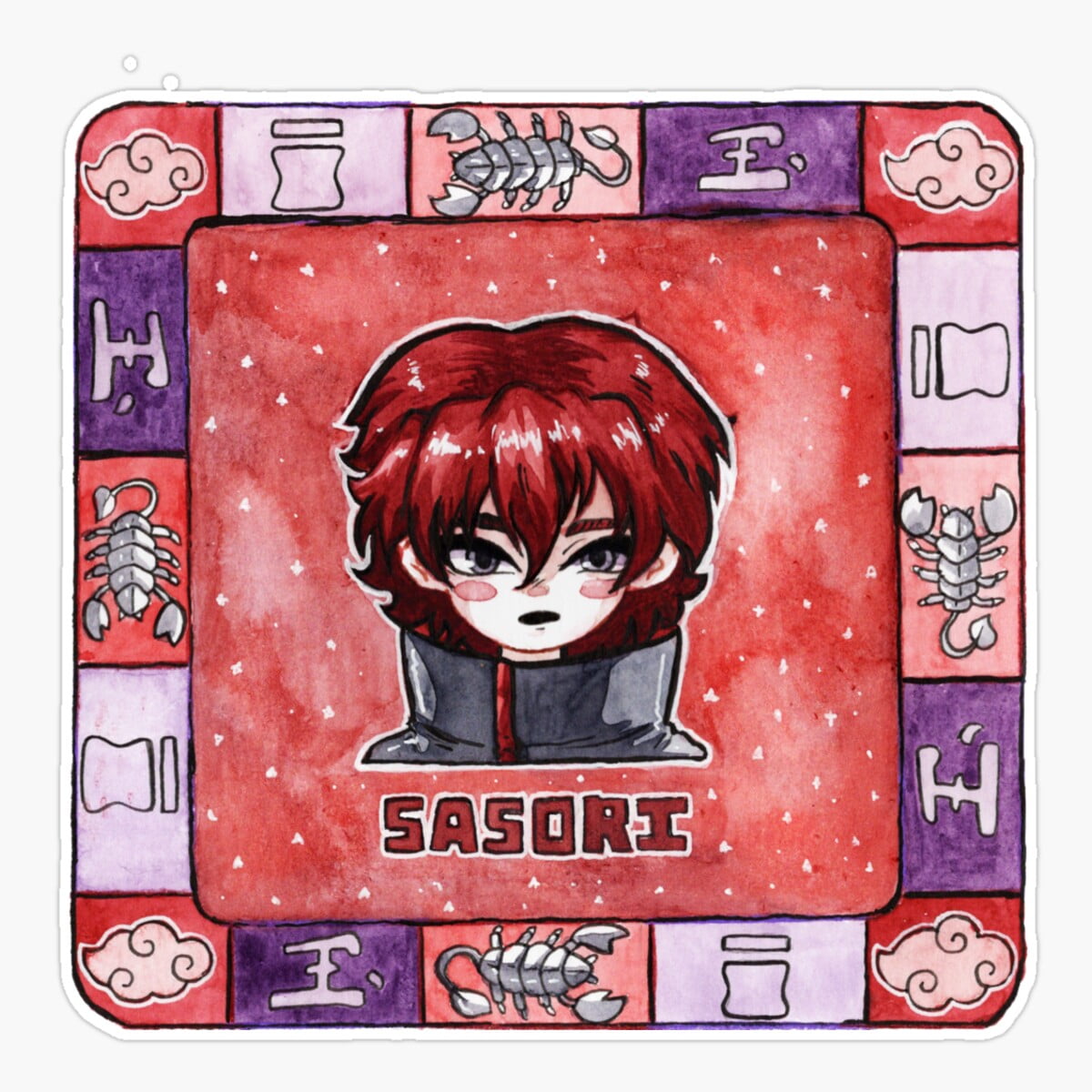 Onim Puppet Master Ninja Sticker, Phone Decal Water Bottle Stickers Car ...