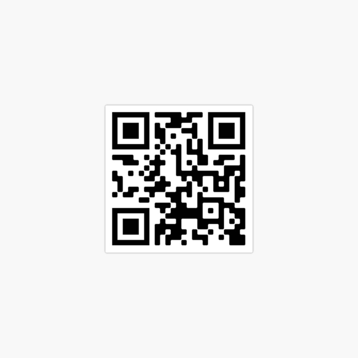 Onim Qr Code Man Or Muppet Sticker, Phone Decal Water Bottle Stickers Car Decals, Funny Birthday ...