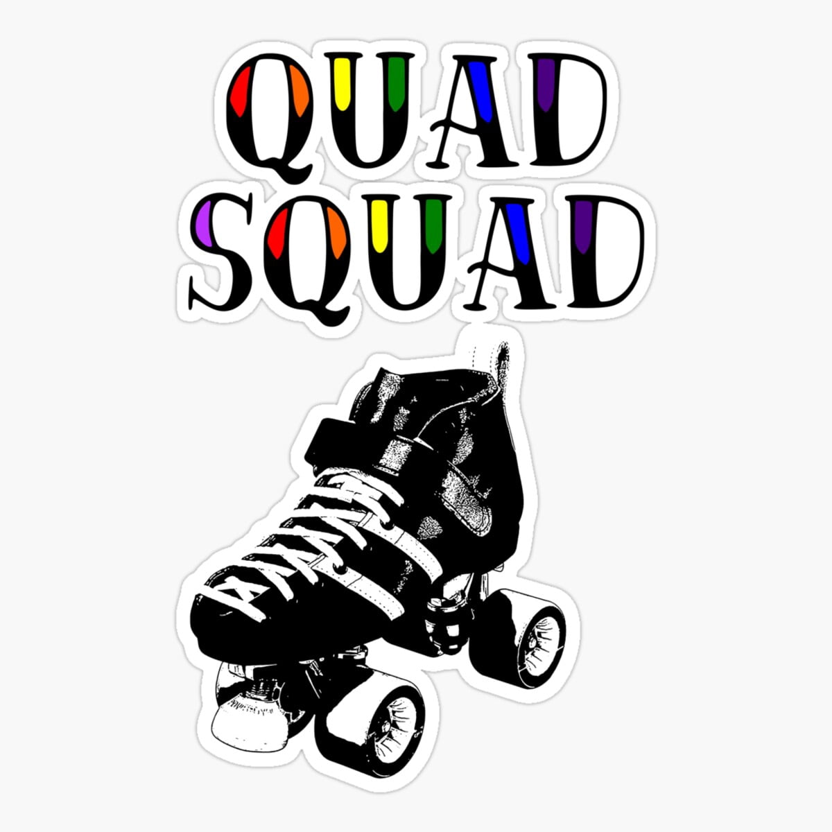 Onim Quad Squad Sticker, Phone Decal Water Bottle Stickers Car Decals ...
