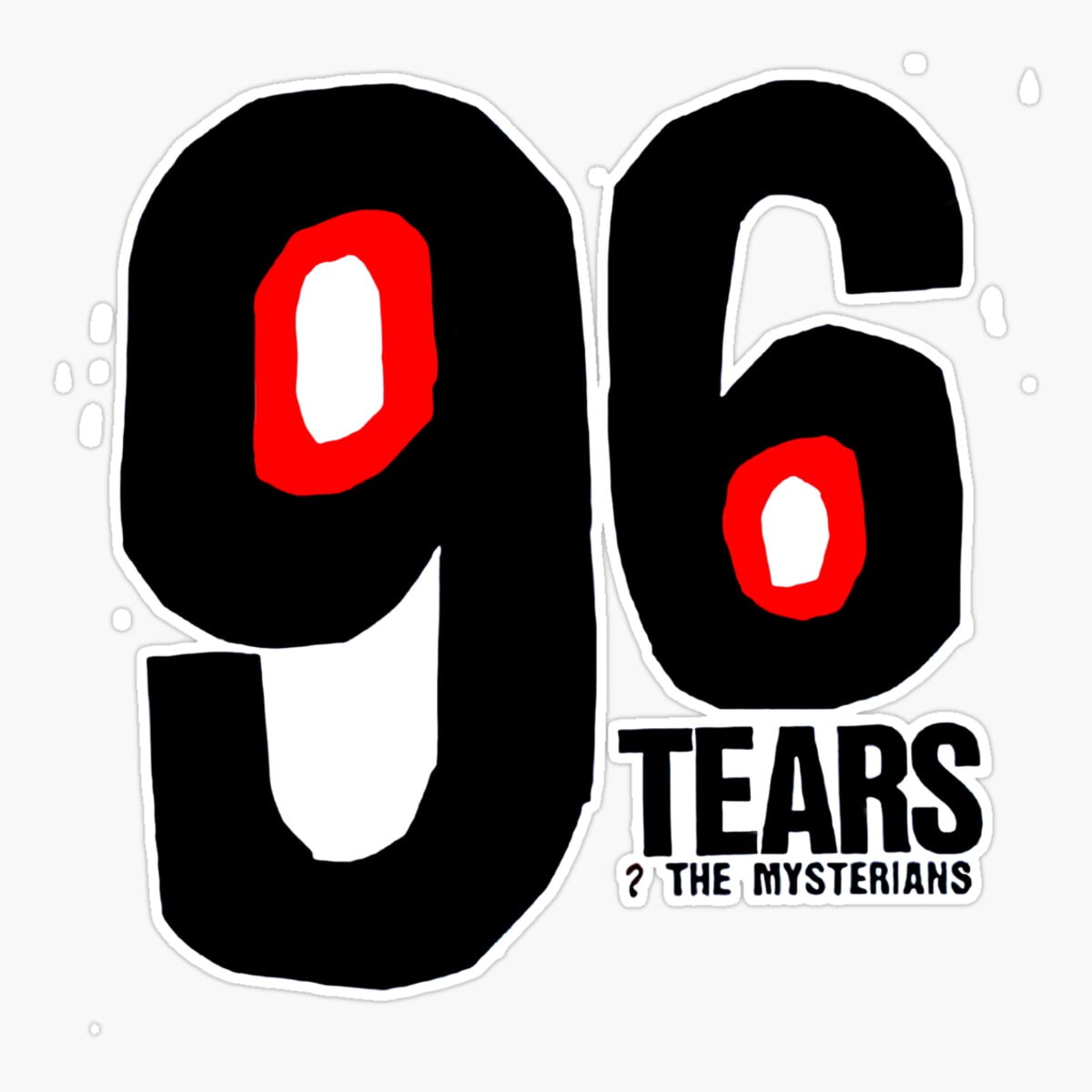 Onim Question Mark And The Mysterians Sticker, Phone Decal Water Bottle ...