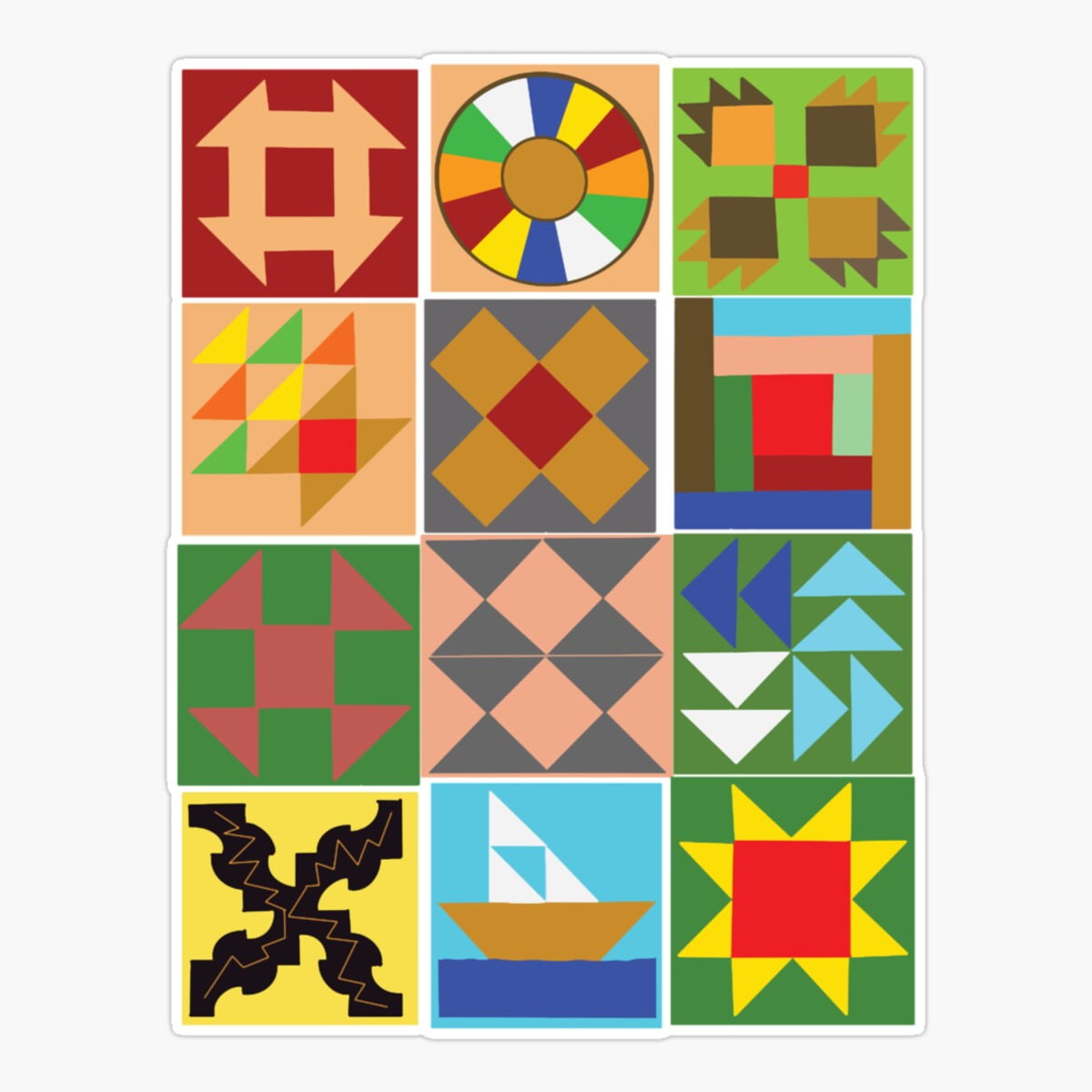 Onim Quilt Secret Codes Of The Underground Railroad. Black American ...