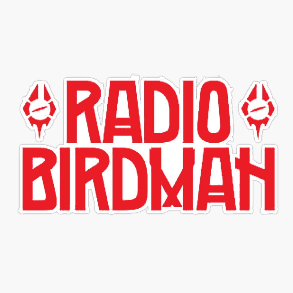 Onim Radio Birdman Sticker, Phone Decal Water Bottle Stickers Car ...