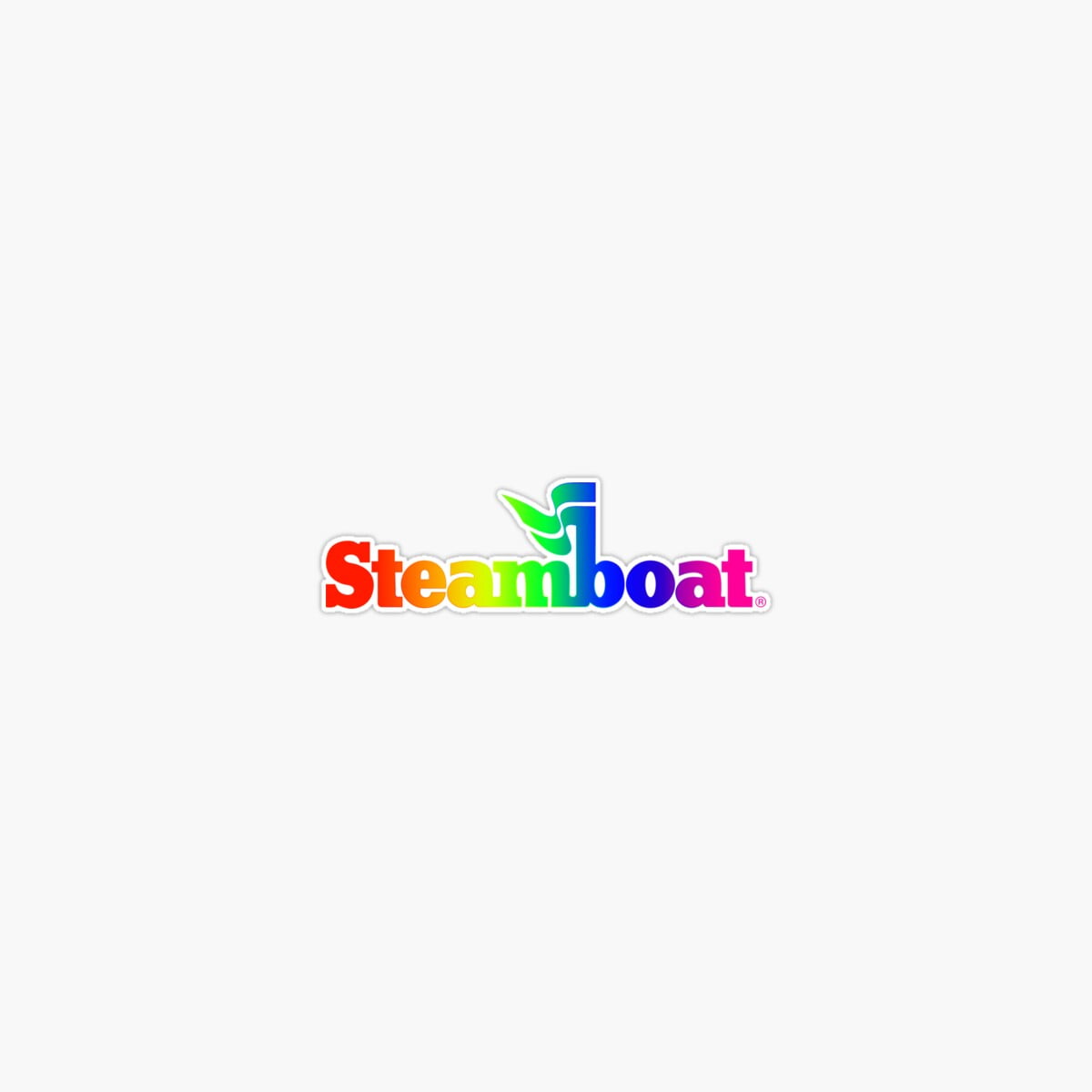 Onim Rainbow Steamboat Resort, Colorado Mountain Resort Sticker, Phone ...
