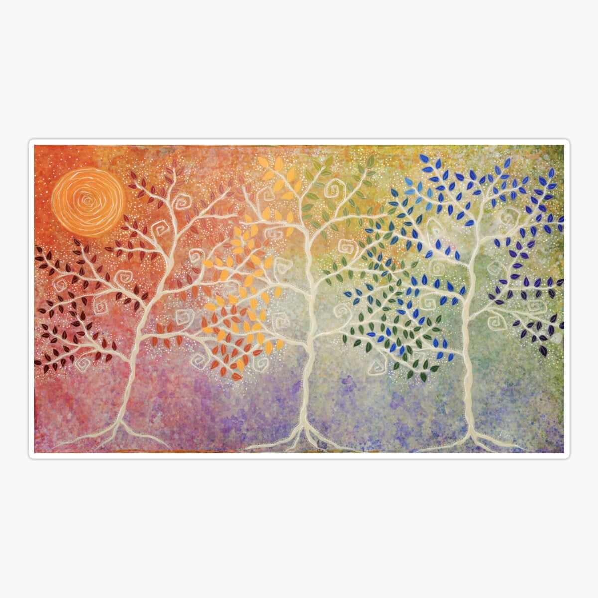 Onim Rainbow Wishes Sticker, Phone Decal Water Bottle Stickers Car ...