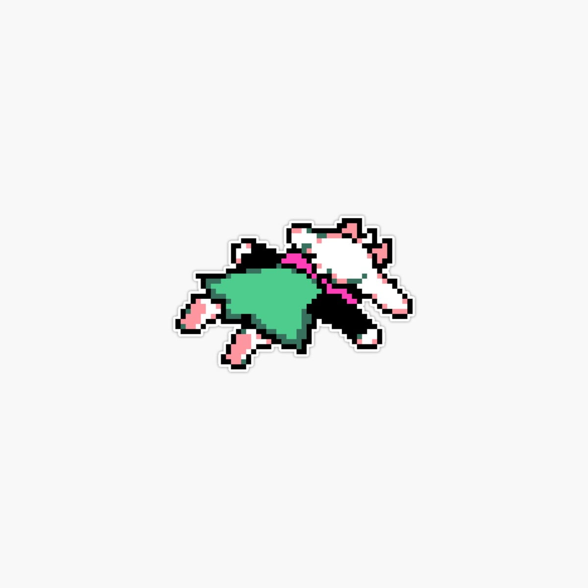 Onim Ralsei Splat Sticker, Phone Decal Water Bottle Stickers Car Decals ...