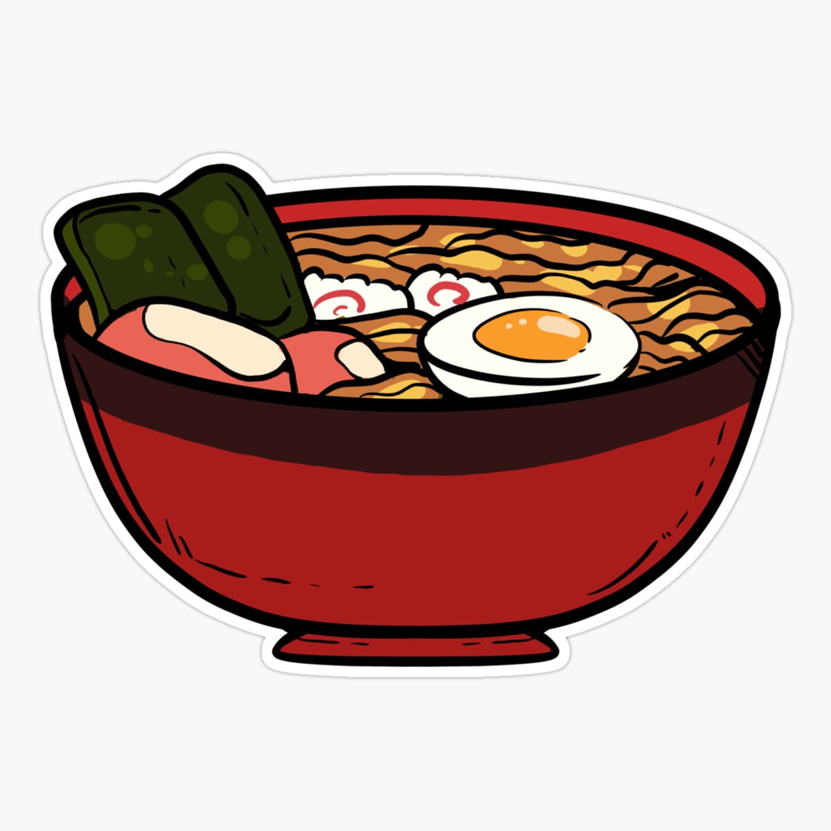 Onim Ramen Noodles Sticker, Phone Decal Water Bottle Stickers Car ...