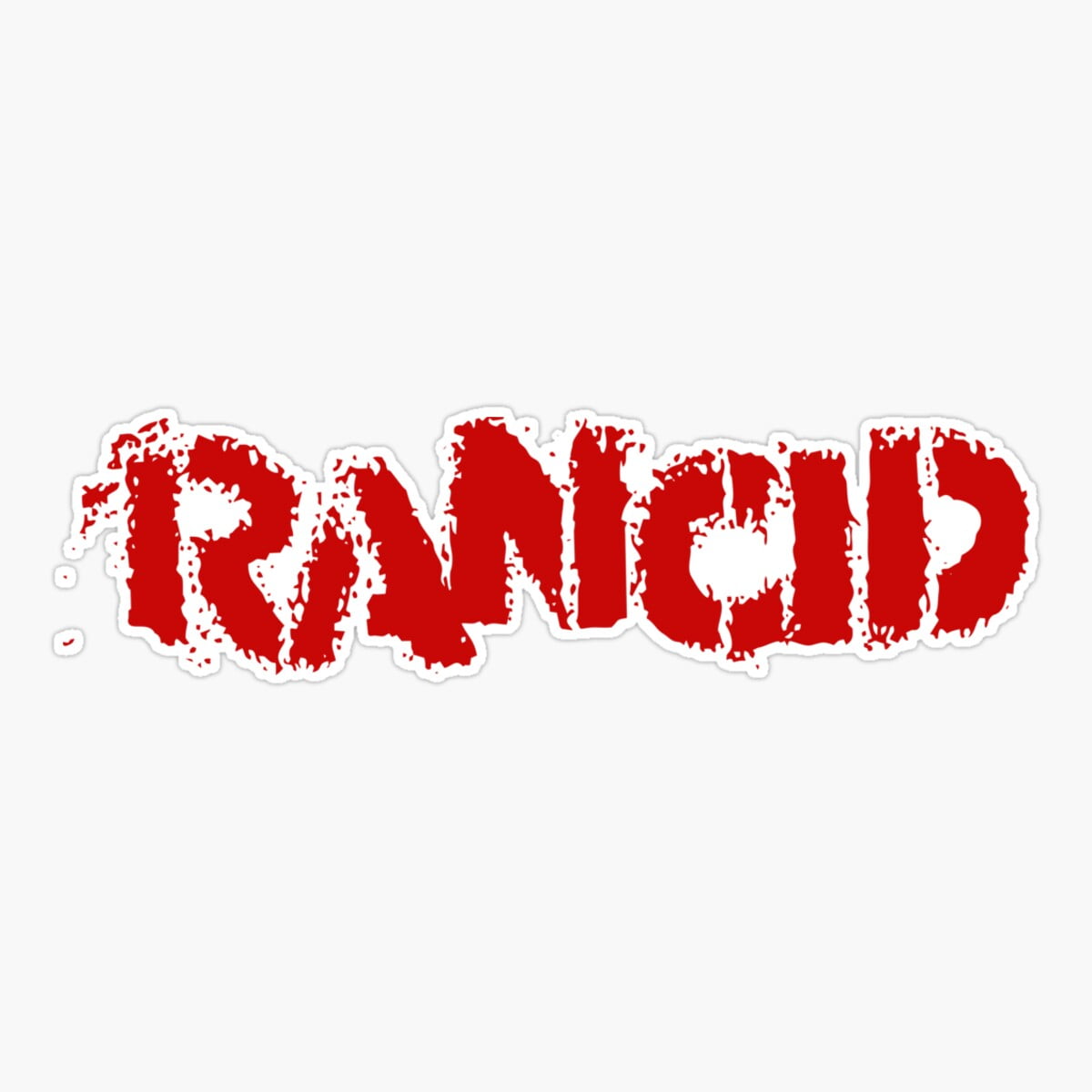 Onim Rancid Logo Sticker, Phone Decal Water Bottle Stickers Car Decals ...