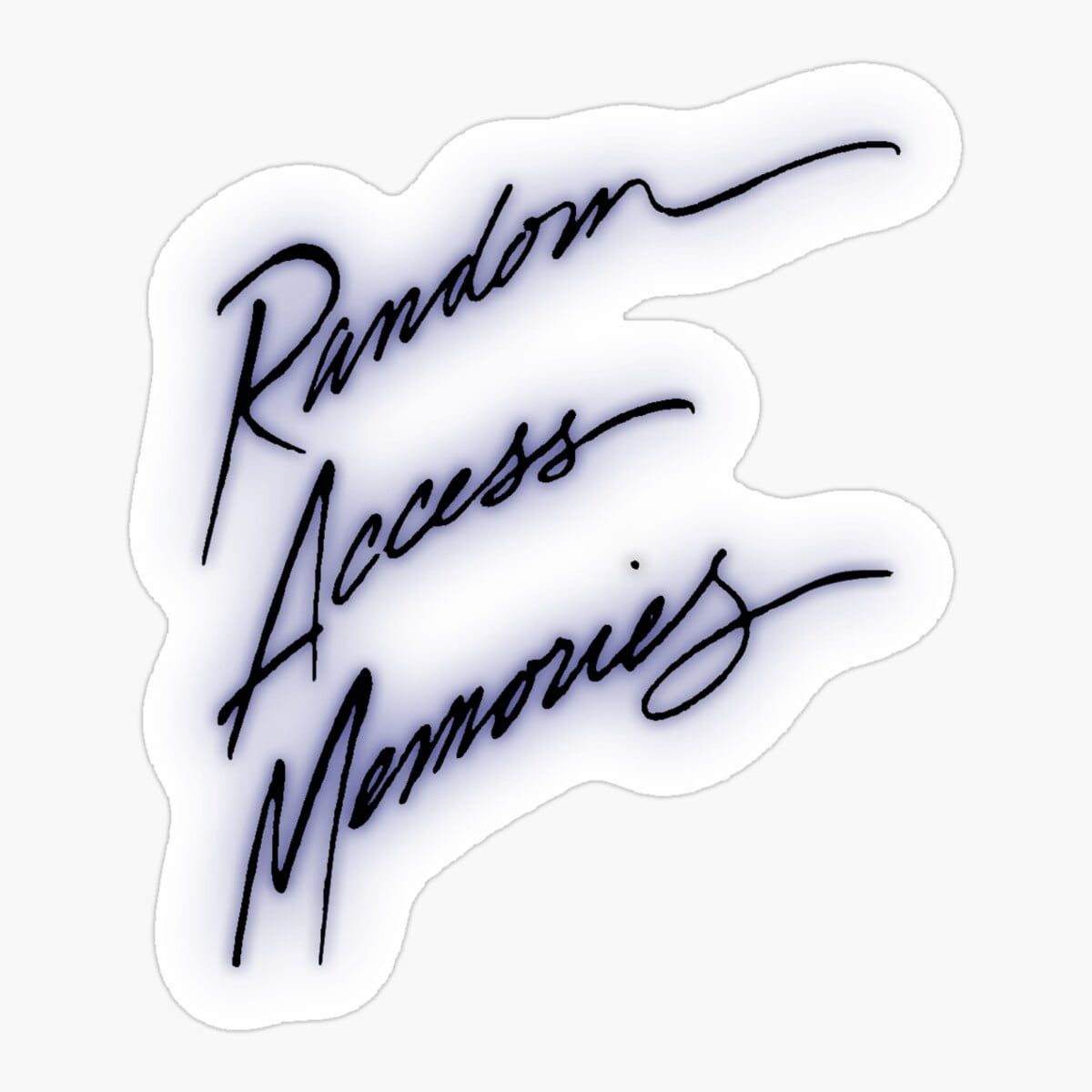 Onim Random Access Memories Sticker, Phone Decal Water Bottle Stickers ...