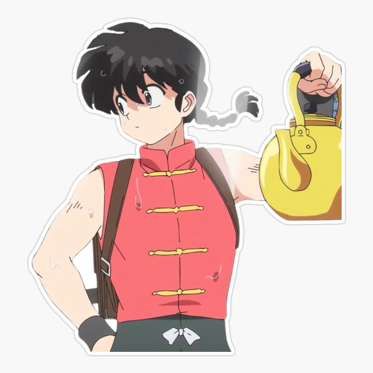 Onim Ranma 1/2 | Ranma Saotome Sticker, Phone Decal Water Bottle ...