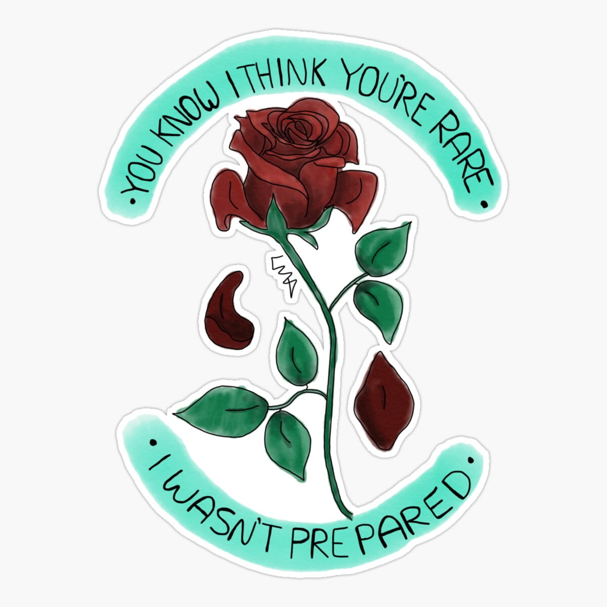 Onim Rare - Waterparks Sticker, Phone Decal Water Bottle Stickers Car Decals, Funny Birthday ...