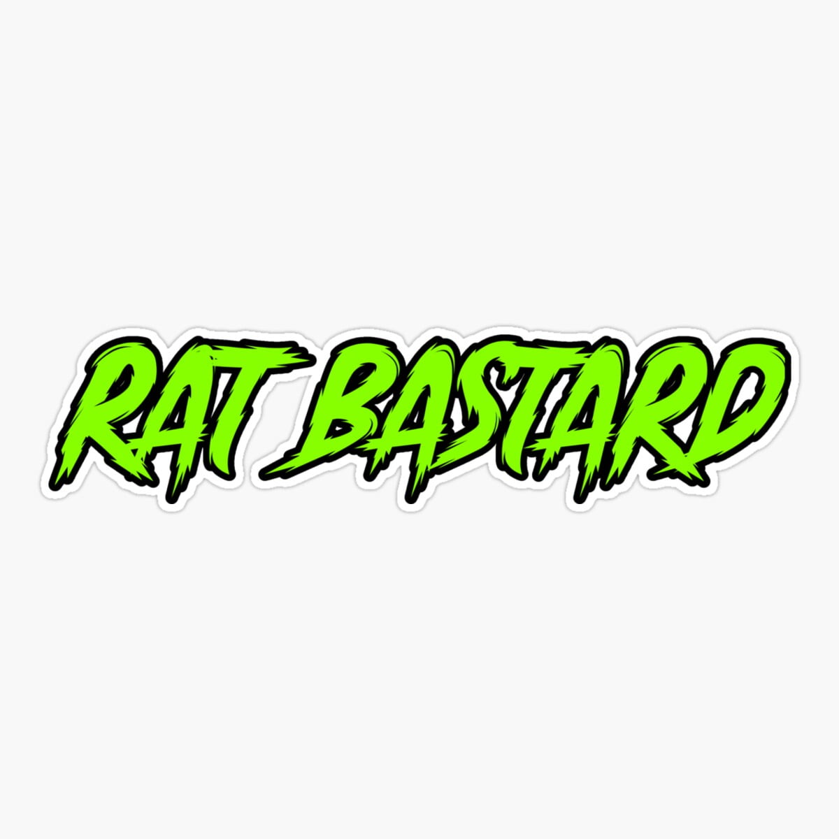 Onim Rat Bastard Sticker, Phone Decal Water Bottle Stickers Car Decals ...