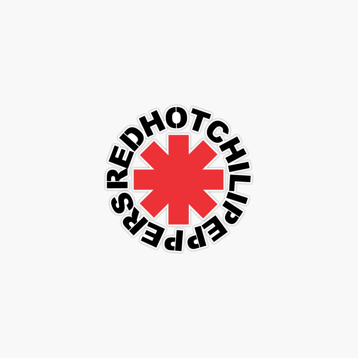 Onim Red Chili Merch Classic Sticker, Phone Decal Water Bottle Stickers ...