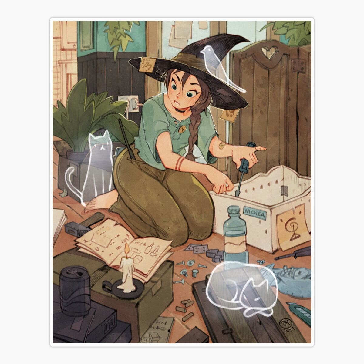 Onim Red Cloud Sticker, Phone Decal Water Bottle Stickers Car Decals ...