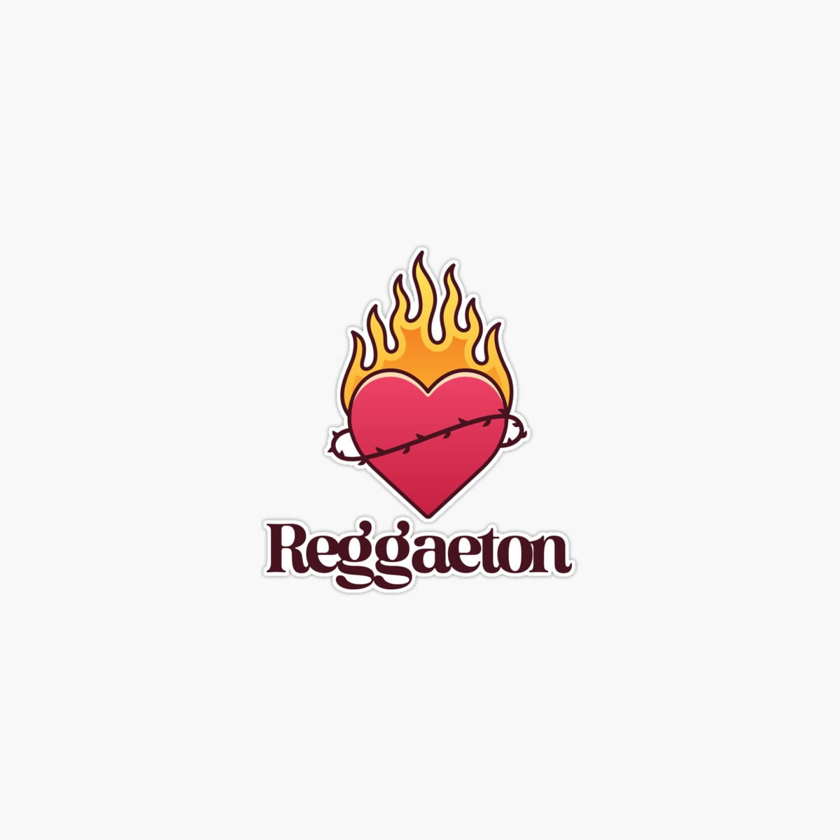 Onim Reggaeton Sticker - Walmart.com
