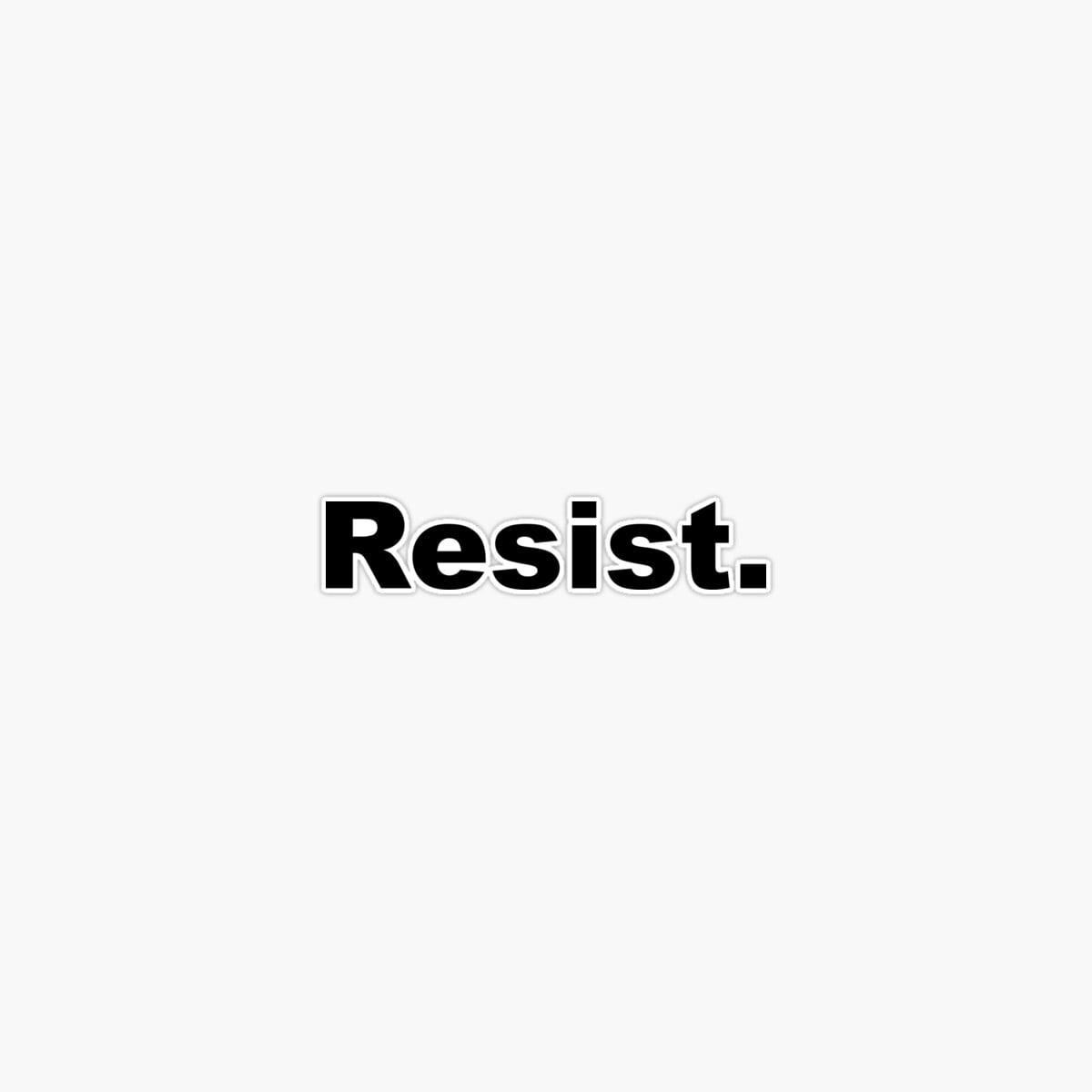 Onim Resist Design Sticker - Walmart.com