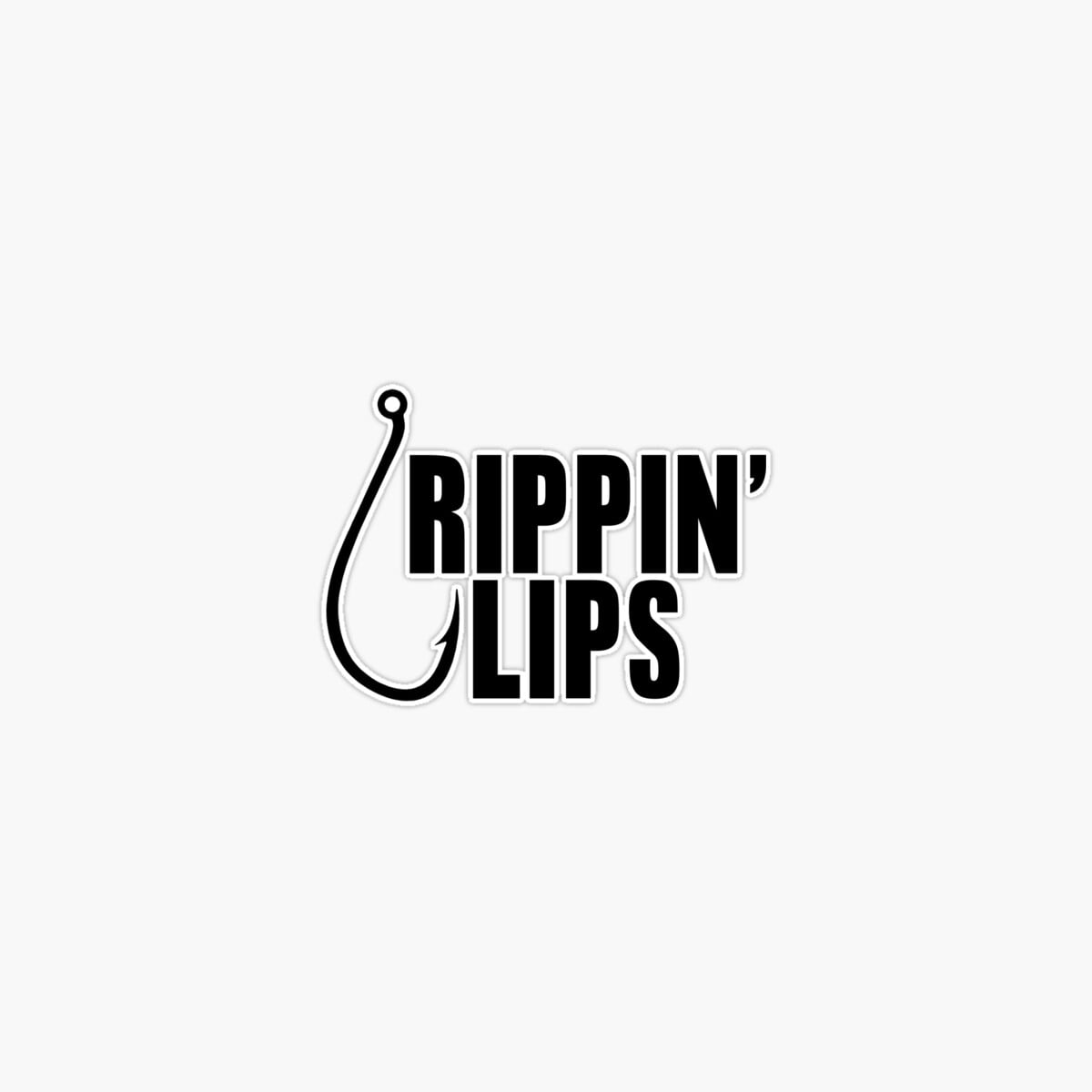 Onim Rippin Lips Sticker, Phone Decal Water Bottle Stickers Car Decals ...