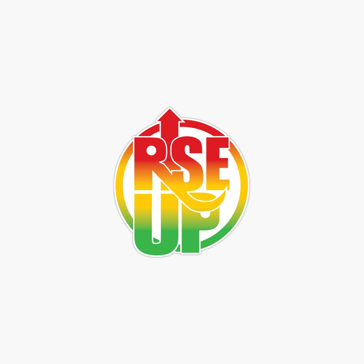 Onim Rise Up Sticker - Walmart.com