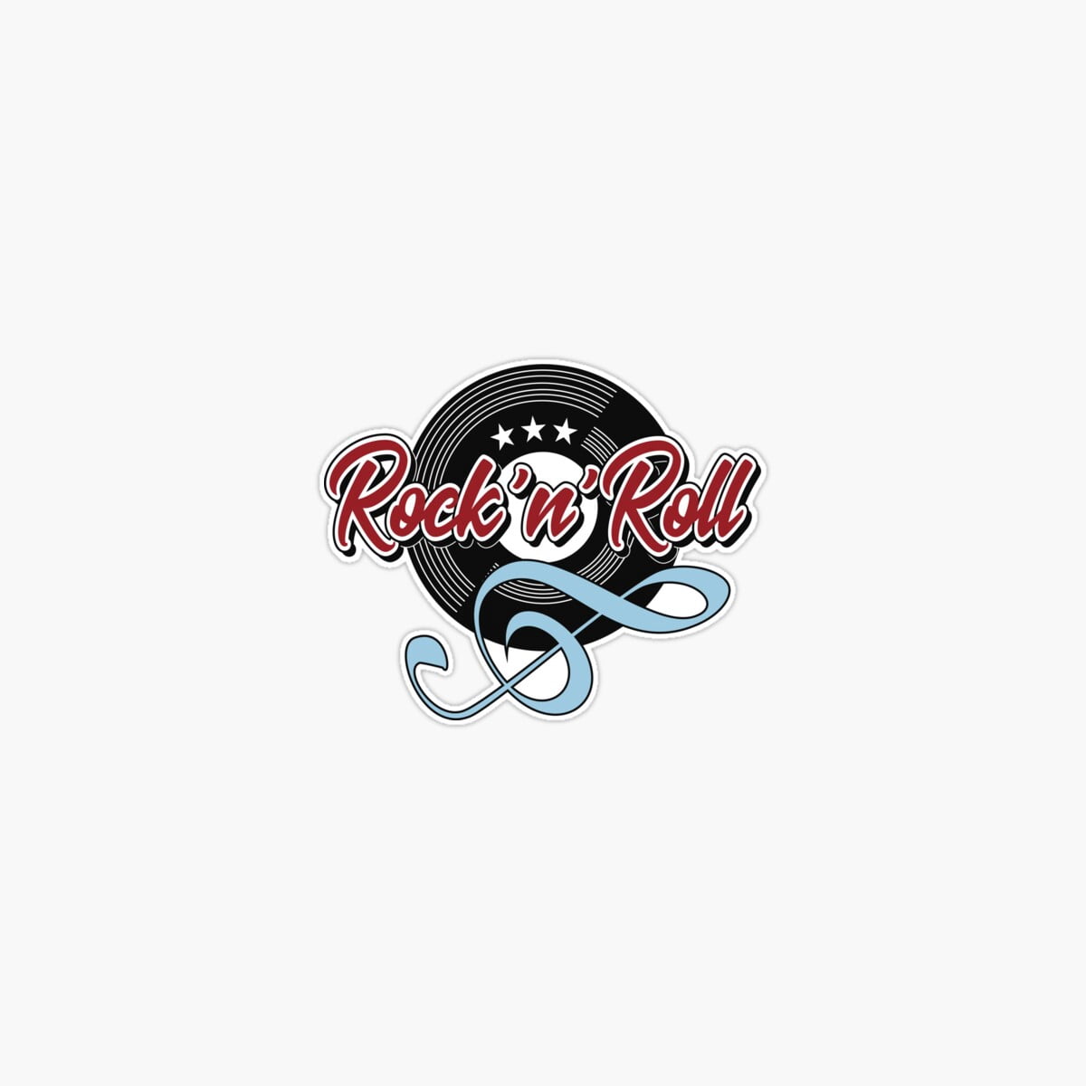 Onim Rock Rockabilly Music Rock N Roll Rockers 1950S Sock Hop Sticker ...