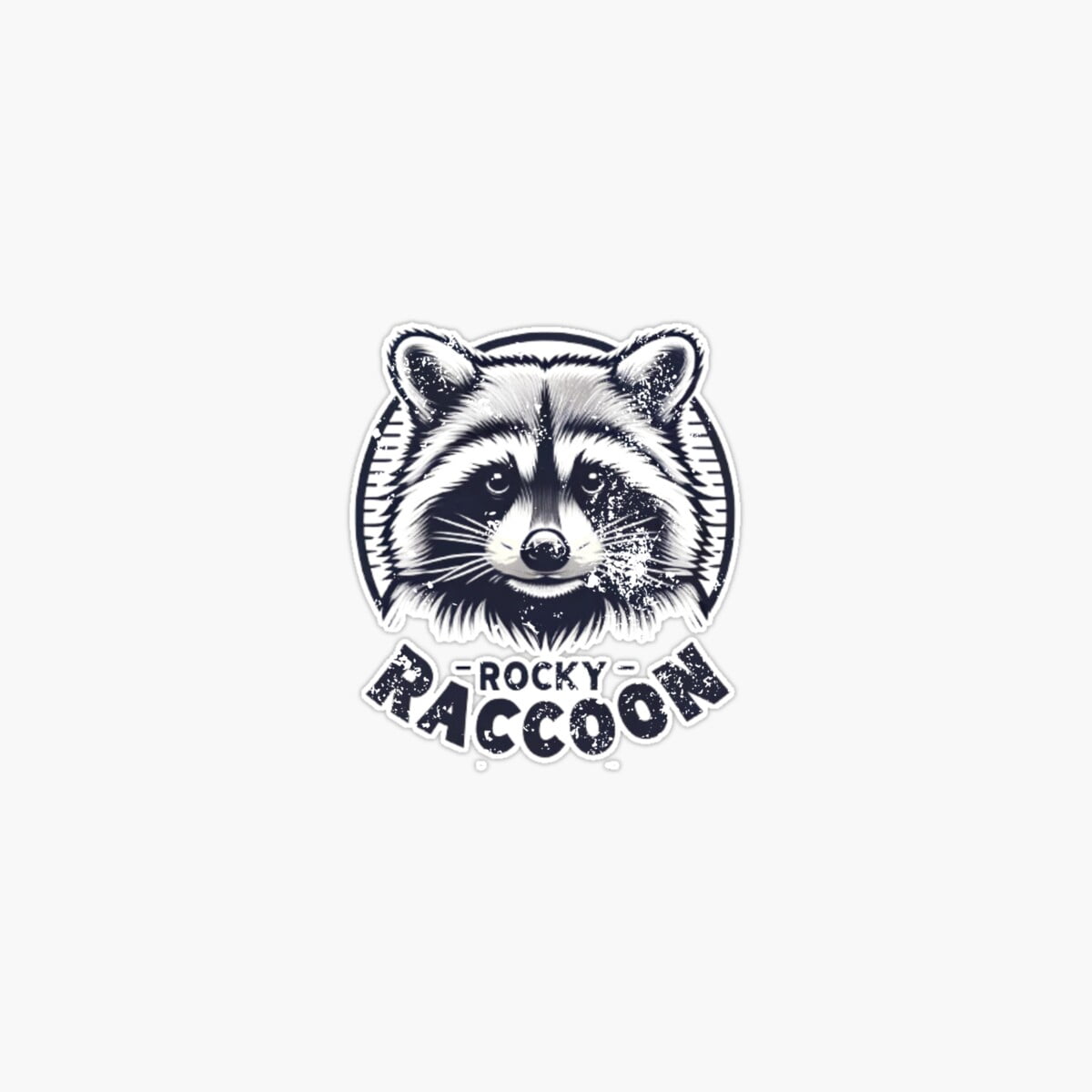 Onim Rocky Raccoon Badge - Beatles White Album Tribute Sticker ...