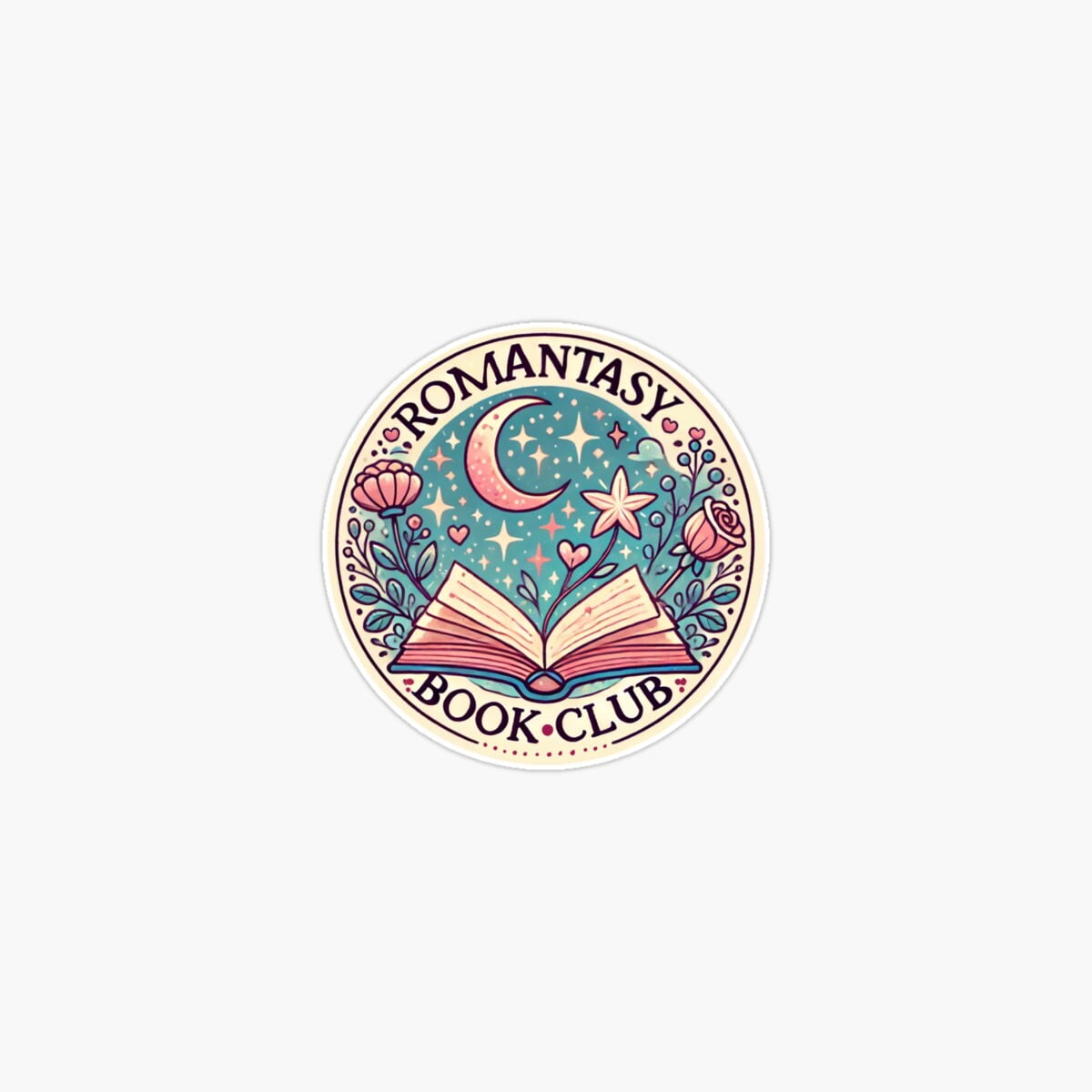 Onim Romantasy Book Club - Sticker And Magnet Sticker, Phone Decal ...