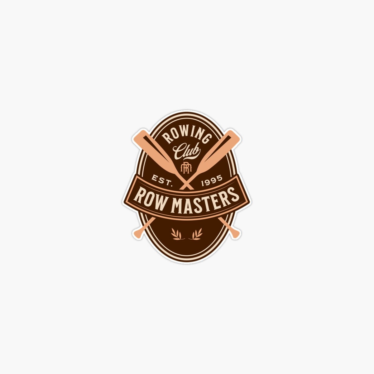 Onim Row Masters Rowing Club 2 Sticker, Phone Decal Water Bottle ...