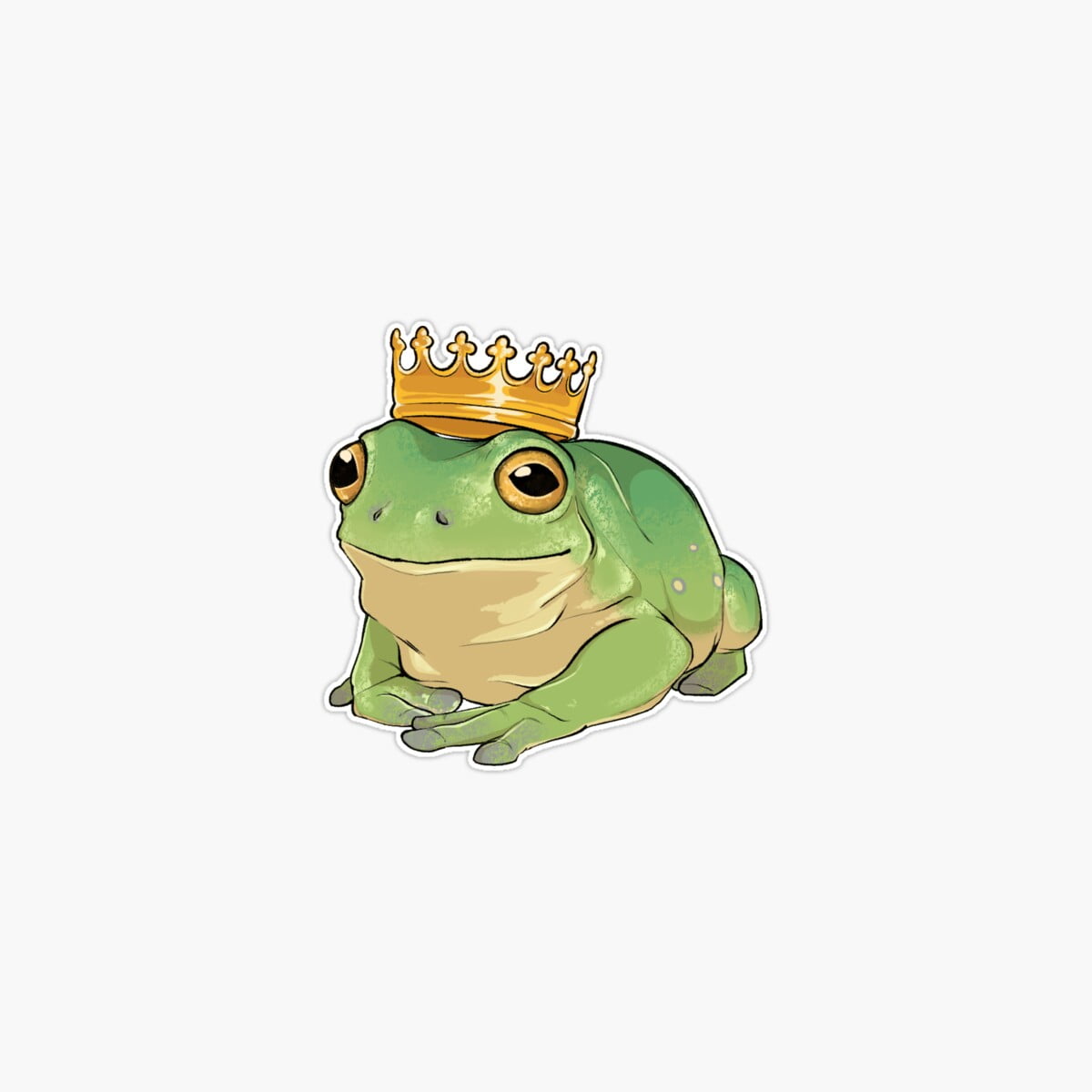 Onim Royal Frog Sticker - Walmart.com