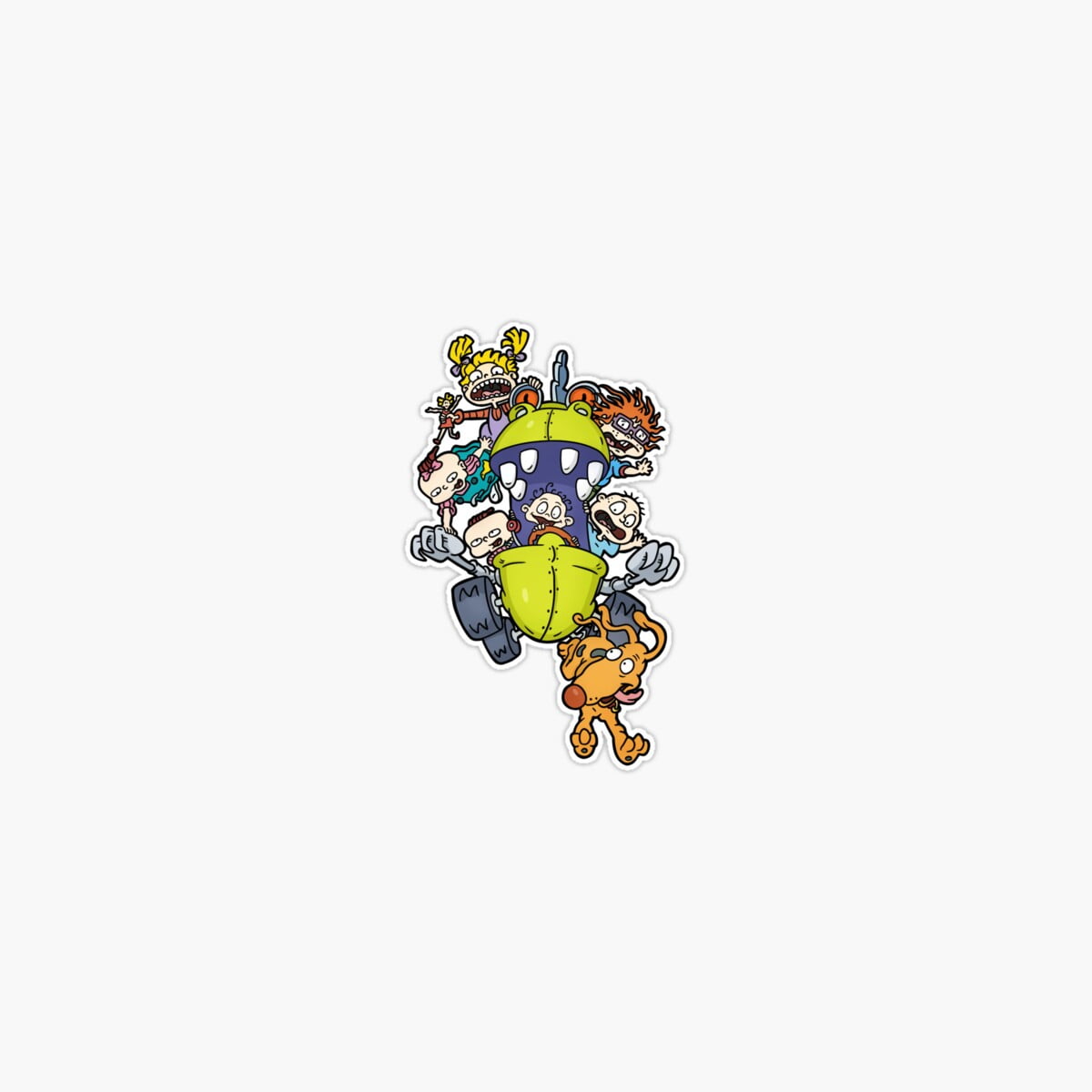 Onim Rugrats Tommy Charlie Respat Angelica Lili Phill Sticker, Phone ...