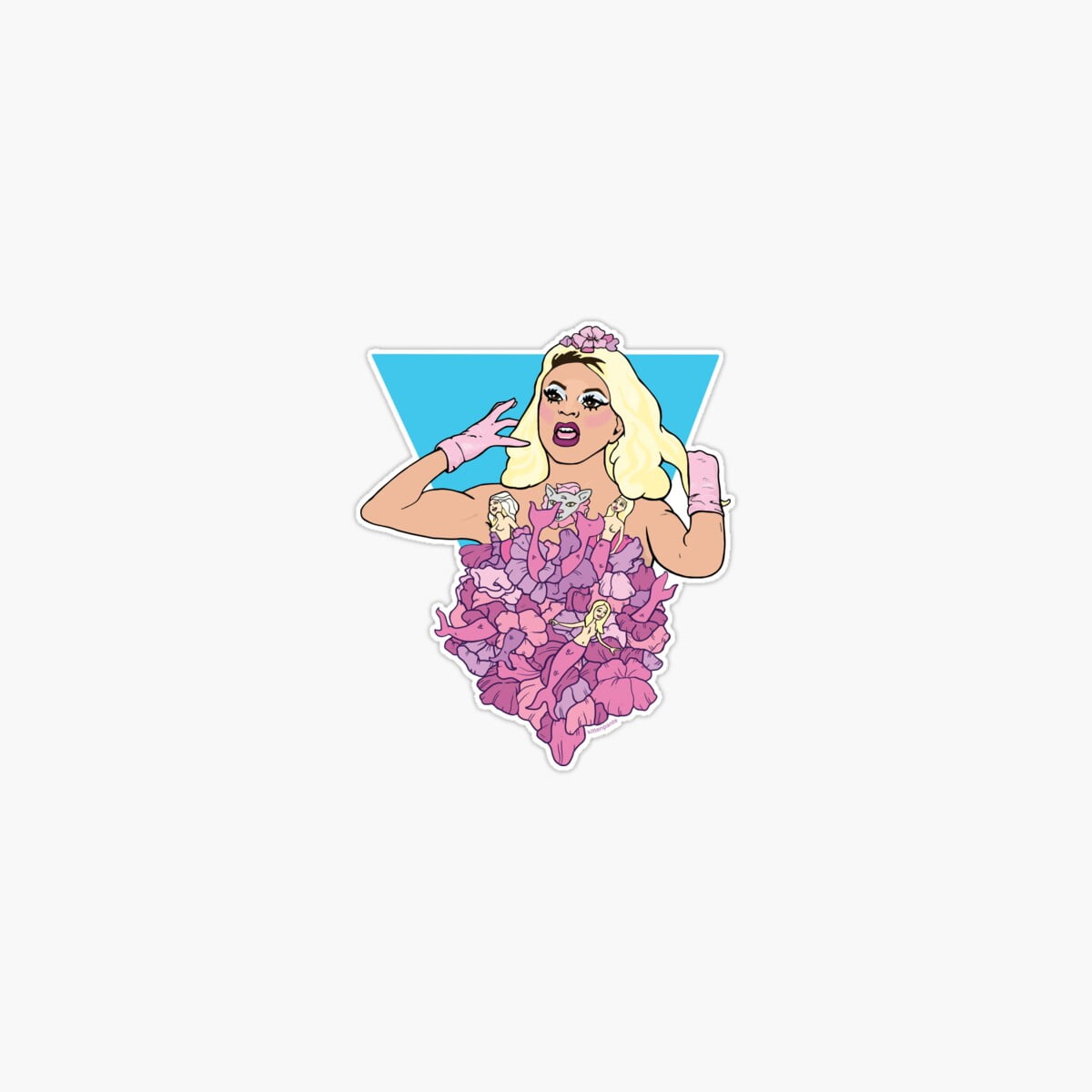Onim Rupaul'S Drag Race Exit Sticker, Phone Decal Water Bottle Stickers ...