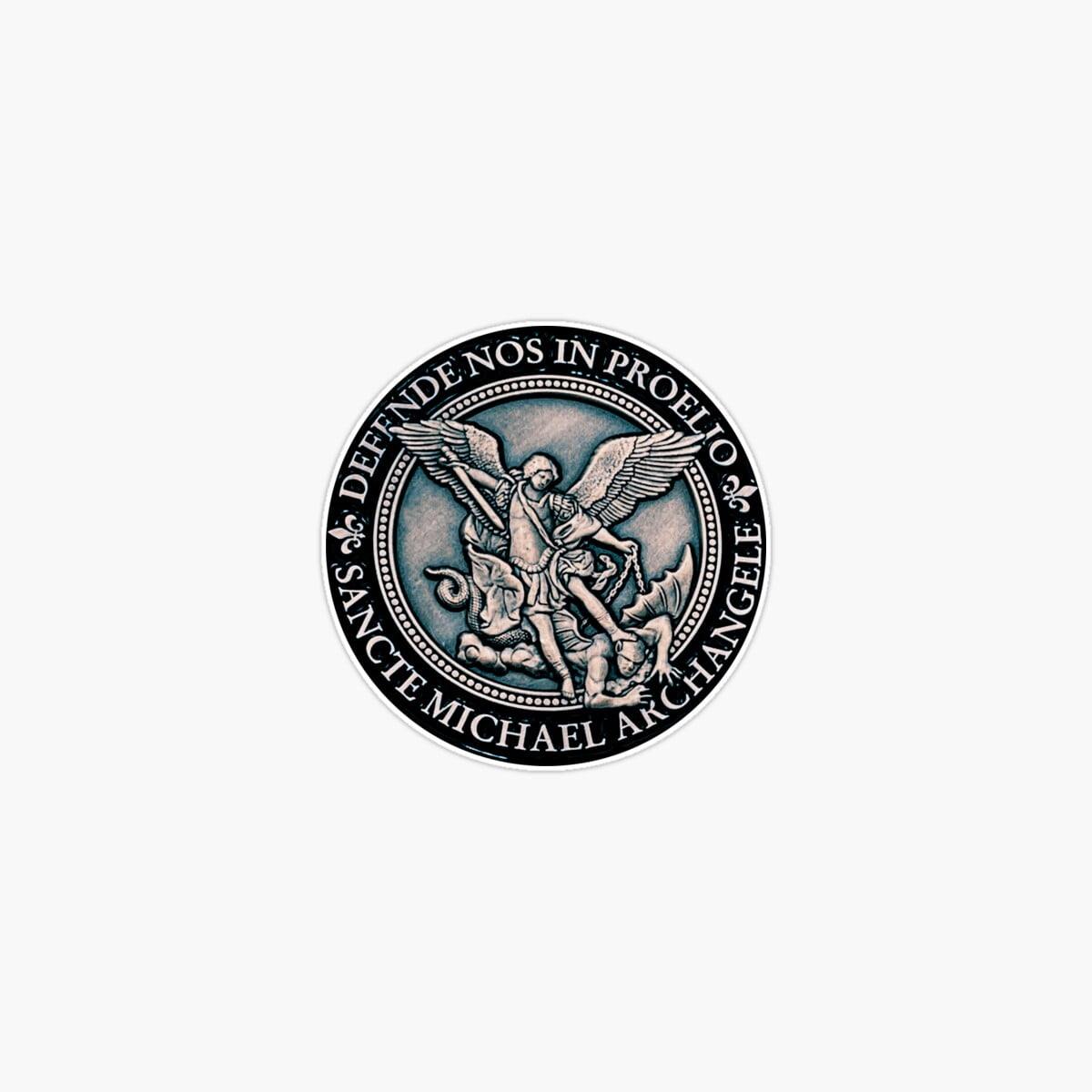 Onim Saint Michael Archangel Medal, St Michael Archangel Sticker, Phone ...