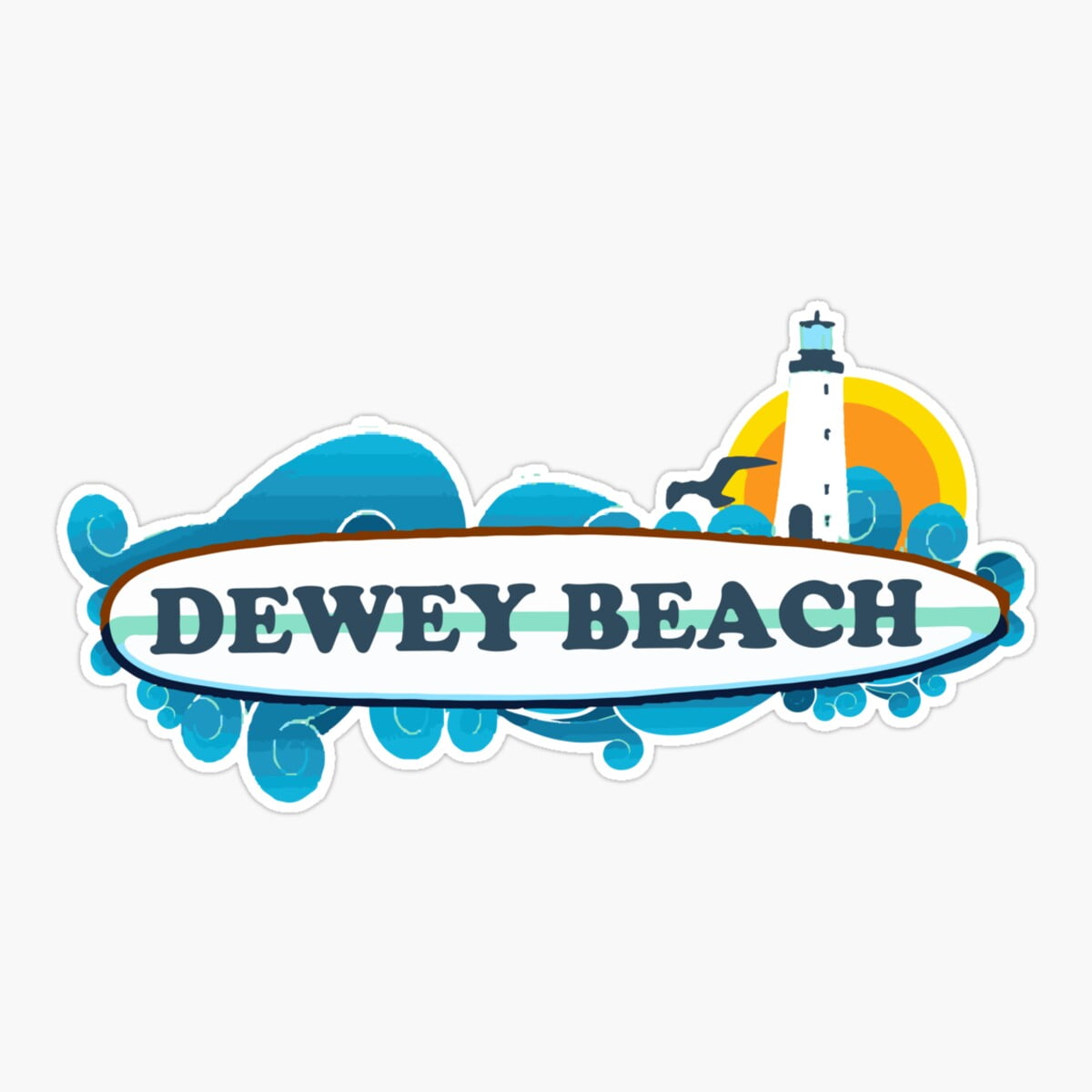 Onim Salty Dog Sticker, Phone Decal Water Bottle Stickers Car Decals ...