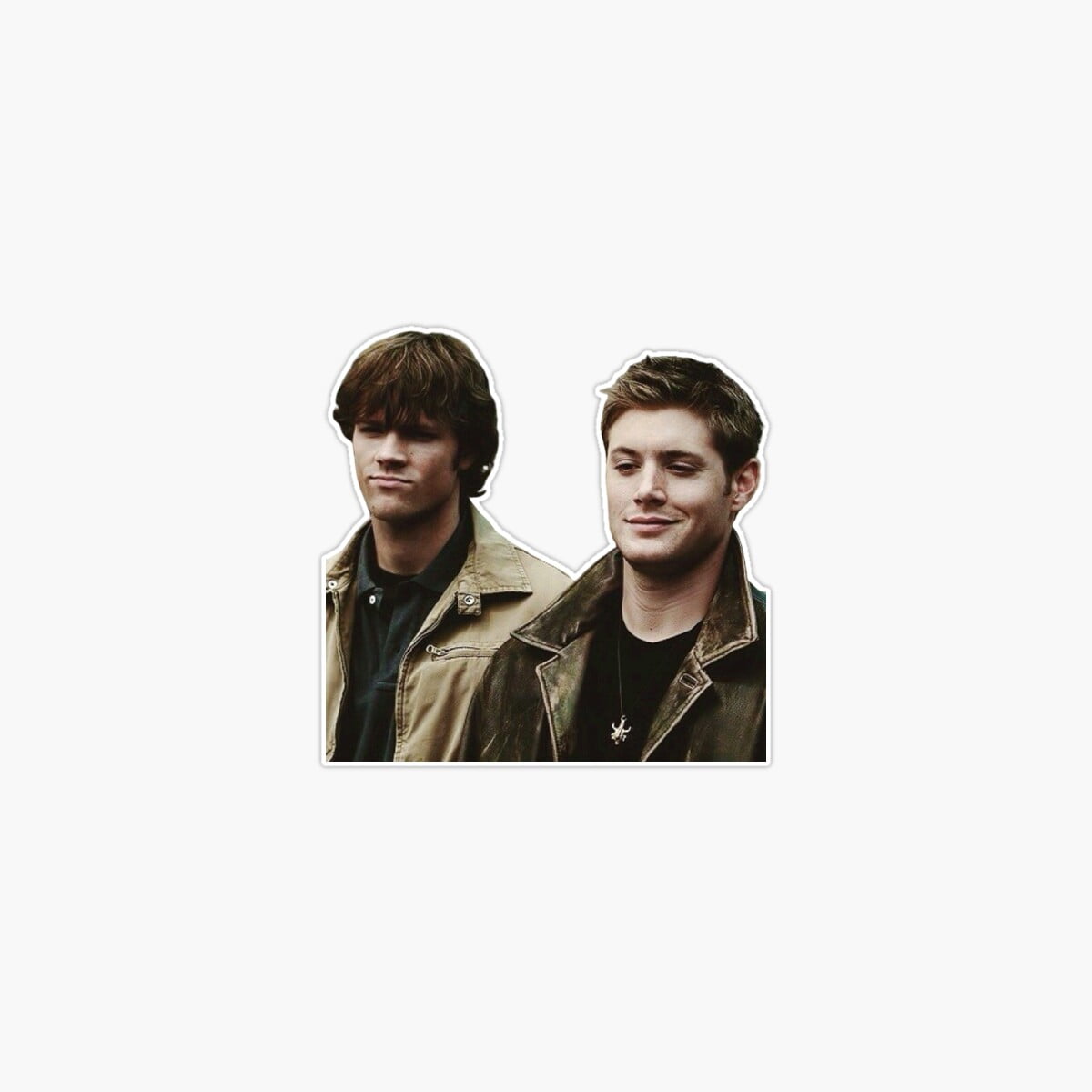 Onim Sam And Dean Winchester Sticker Sticker, Phone Decal Water Bottle ...