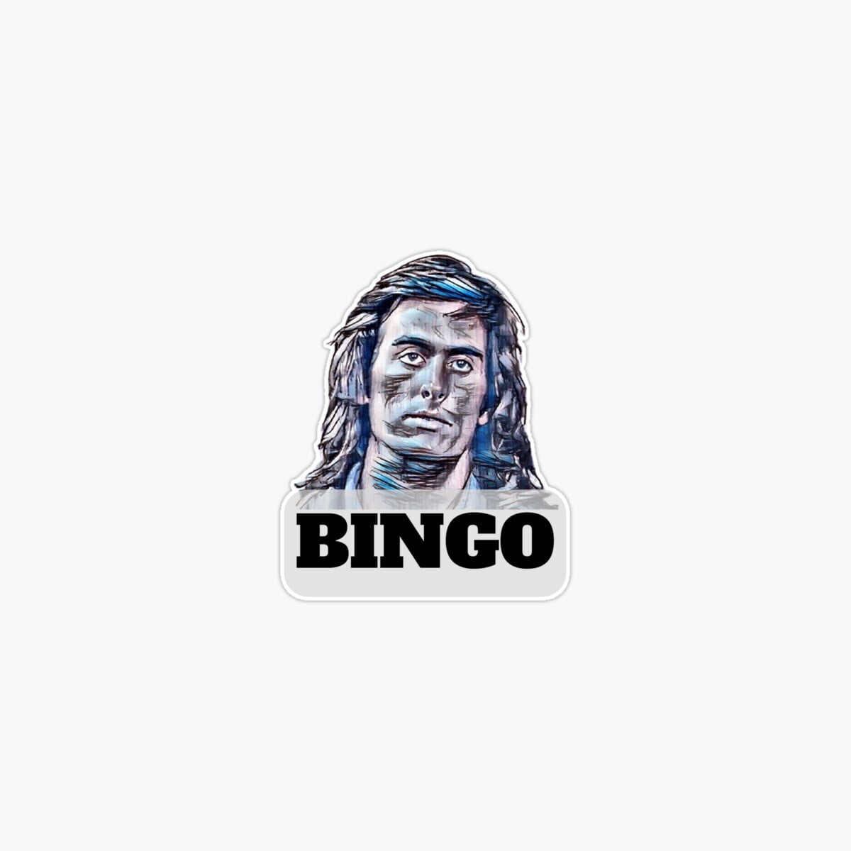 Onim Samurai Cop - Bingo Sticker - Walmart.com