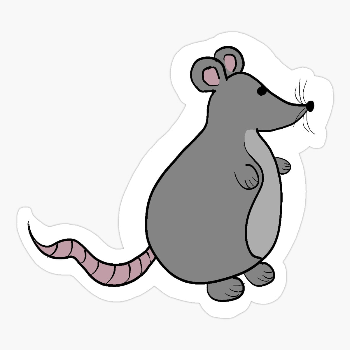 Onim Chunky Mouse Sticker, Phone Decal Water Bottle Stickers Car Decals ...