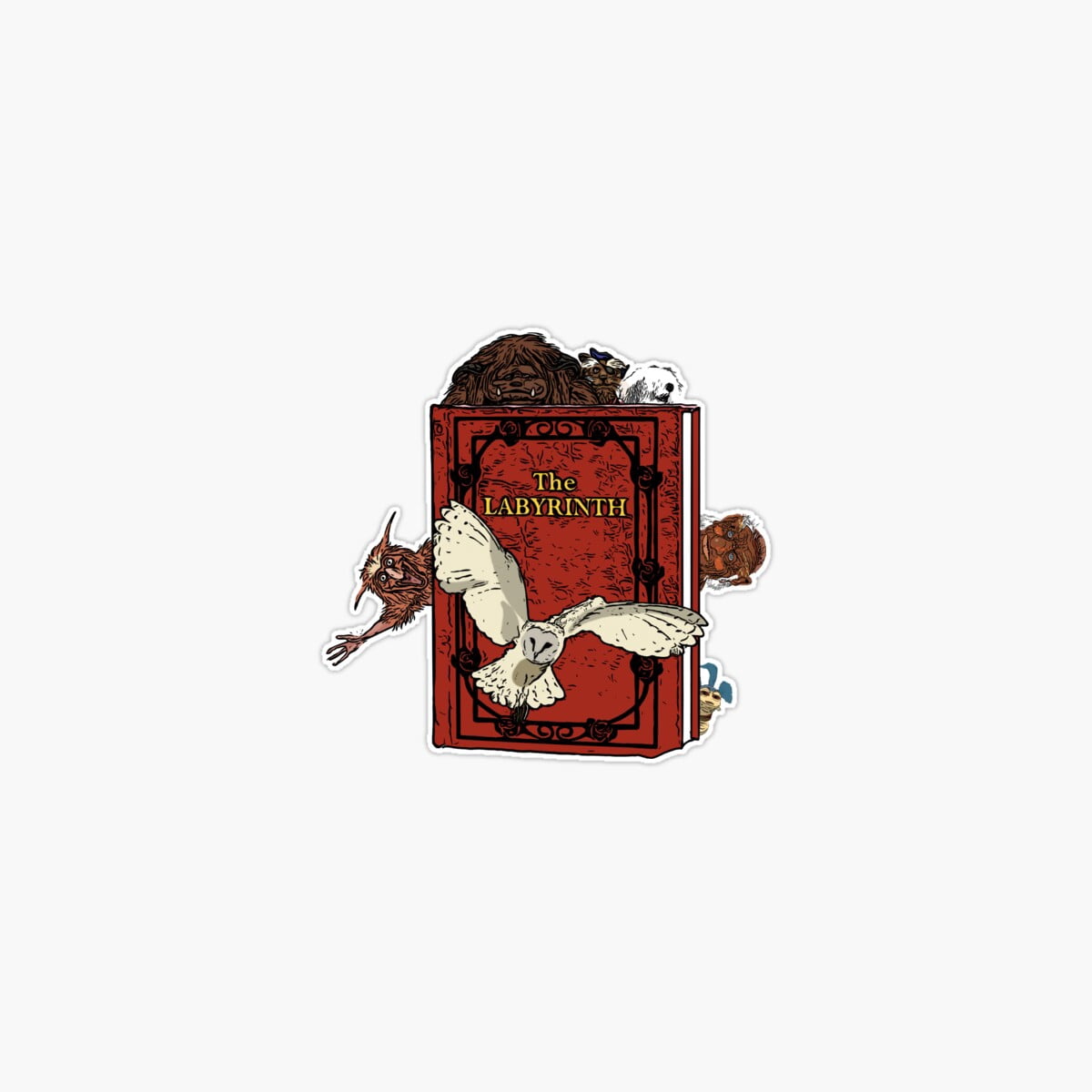 Onim Sarah’S Book (Version 2) Sticker, Phone Decal Water Bottle ...