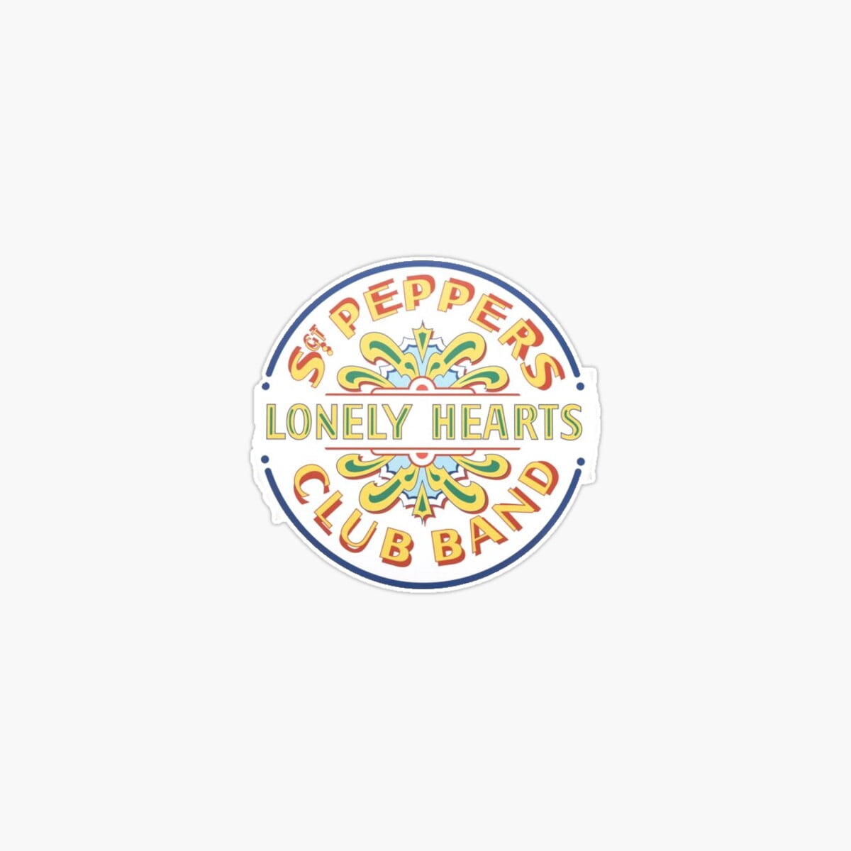 Onim Sargent Peppers Lonely Hearts Club Band Sticker, Phone Decal Water ...