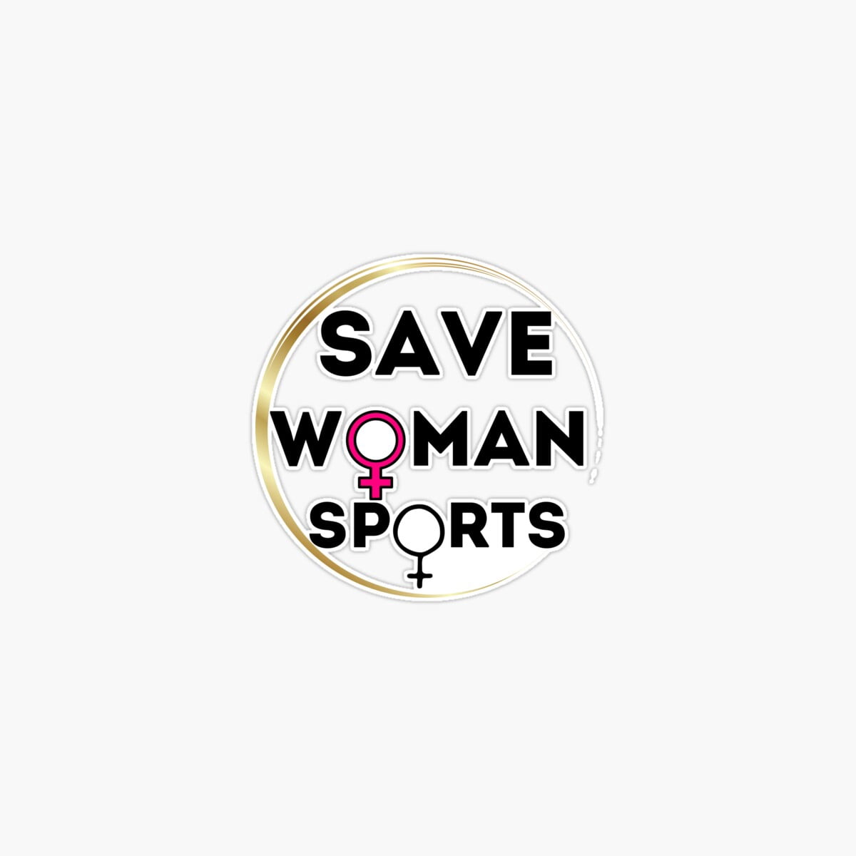 Onim Save Woman Sports Sticker, Phone Decal Water Bottle Stickers Car ...