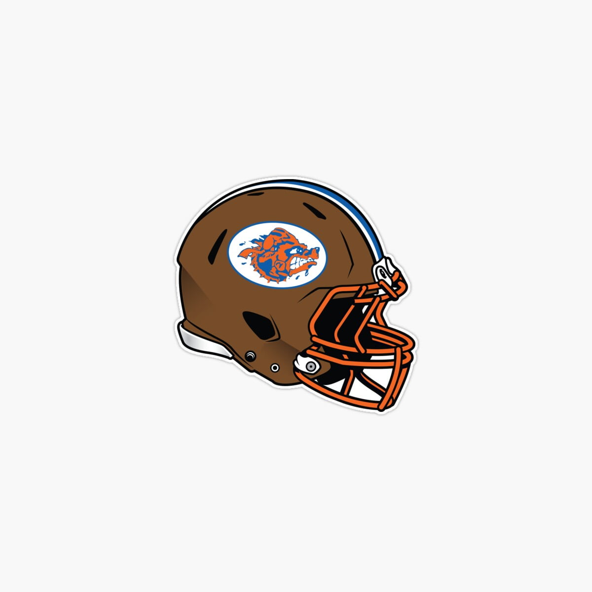 Onim Sclsu Mud Dogs Helmet Sticker, Phone Decal Water Bottle Stickers ...