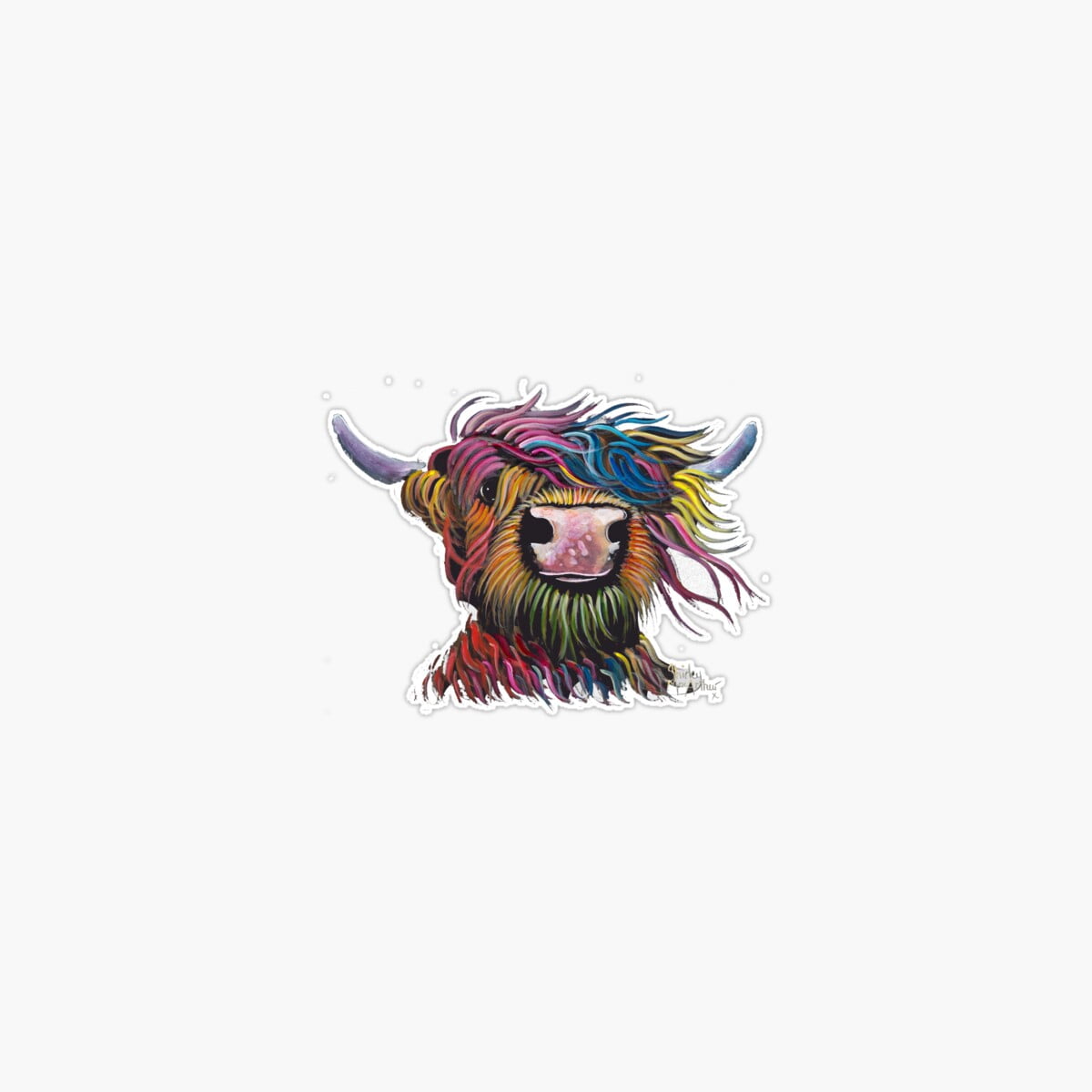 Onim Scottish Hairy Highland Cow ' R Billy ' By Shirley Macarthur ...
