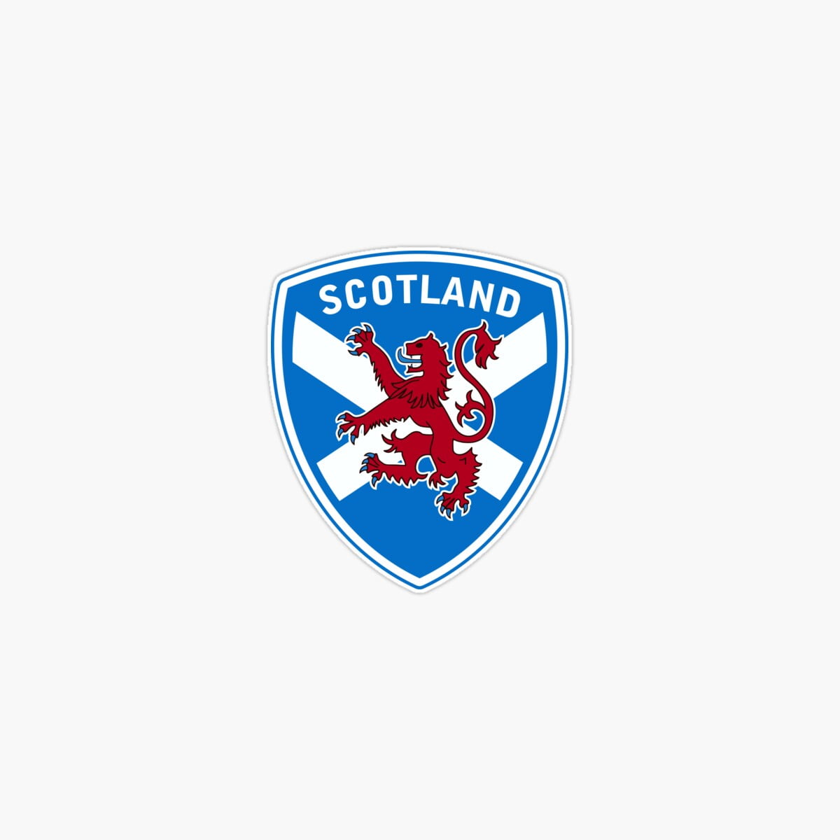 Onim Scottish Lion & Flag Sticker, Phone Decal Water Bottle Stickers ...